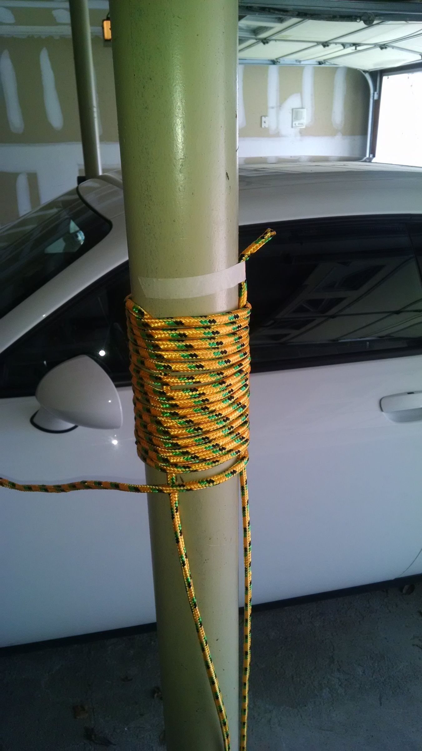 Car Door Protector From Garage Support Pole : 6 Steps - Instructables
