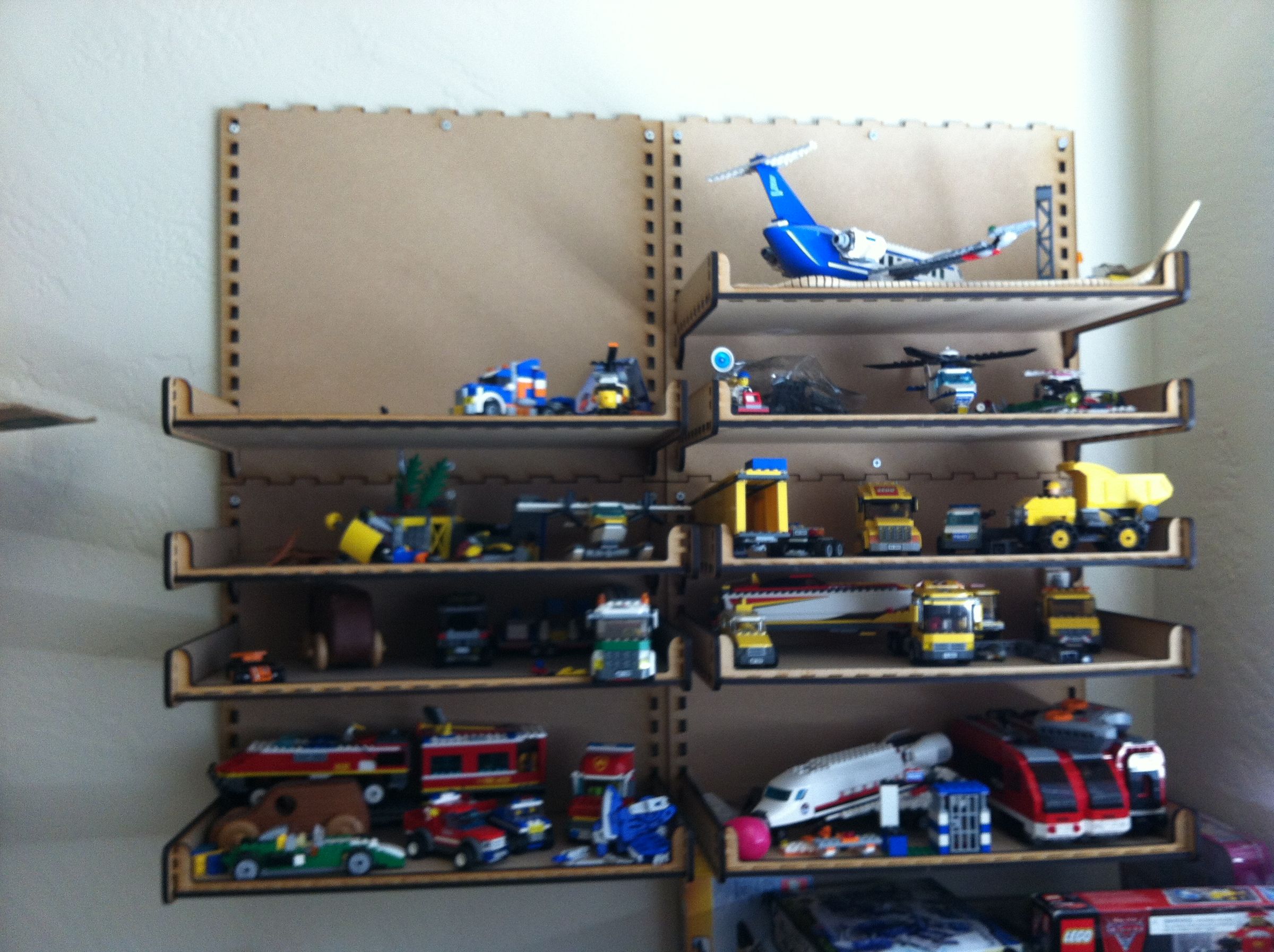 Updated - Lightweight Shelves for Legos - Cut With the Laser Engraver ...