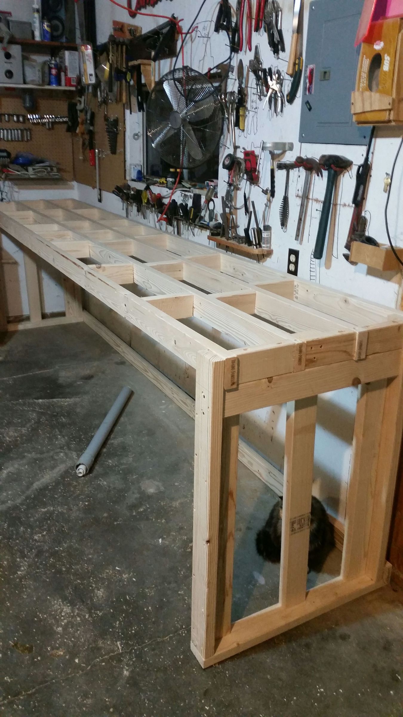 2x4 Work Bench With Nested Rolling Assembly Table : 10 Steps (with ...