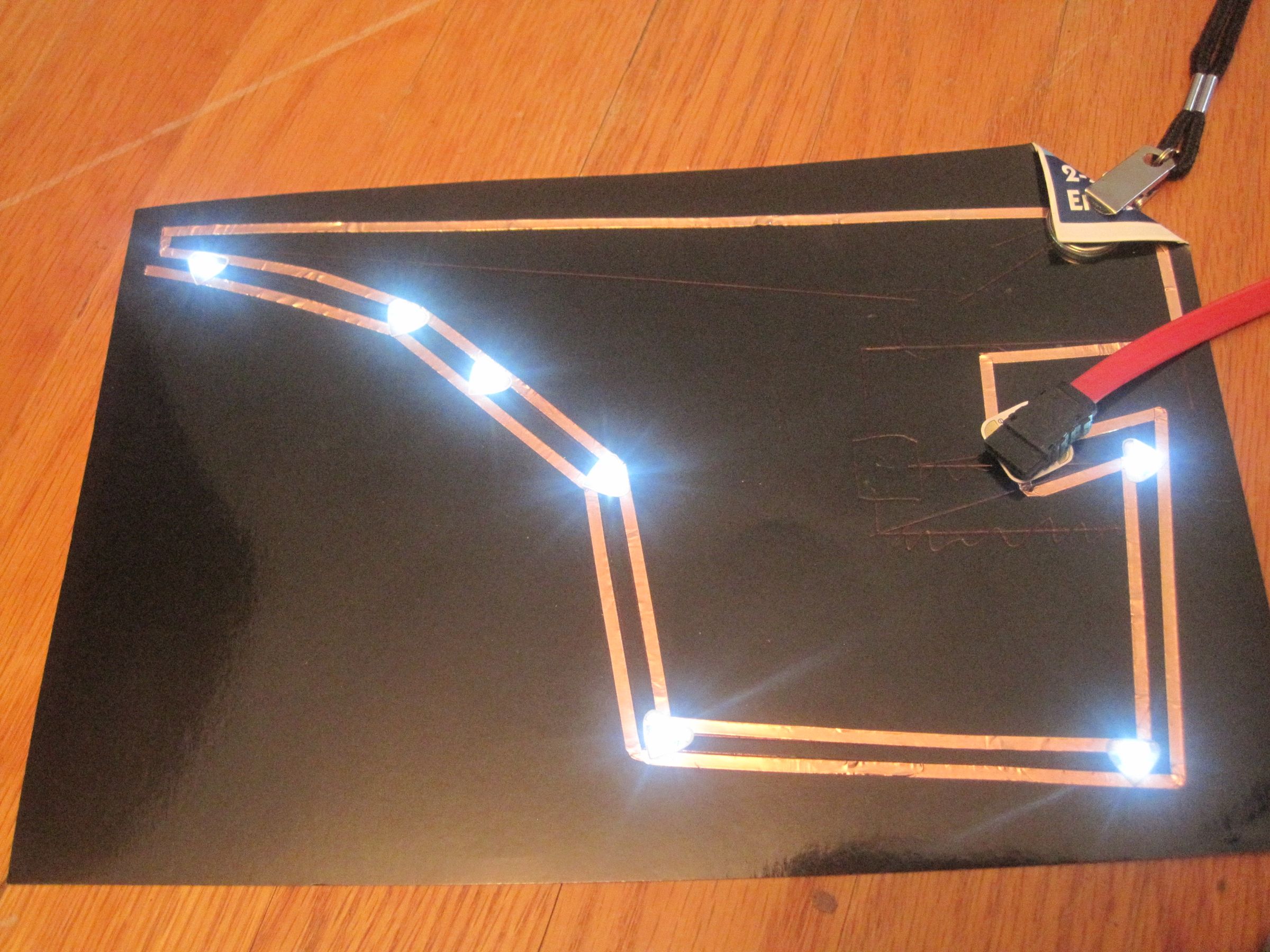 LED Constellations Using Chibitronics : 6 Steps - Instructables