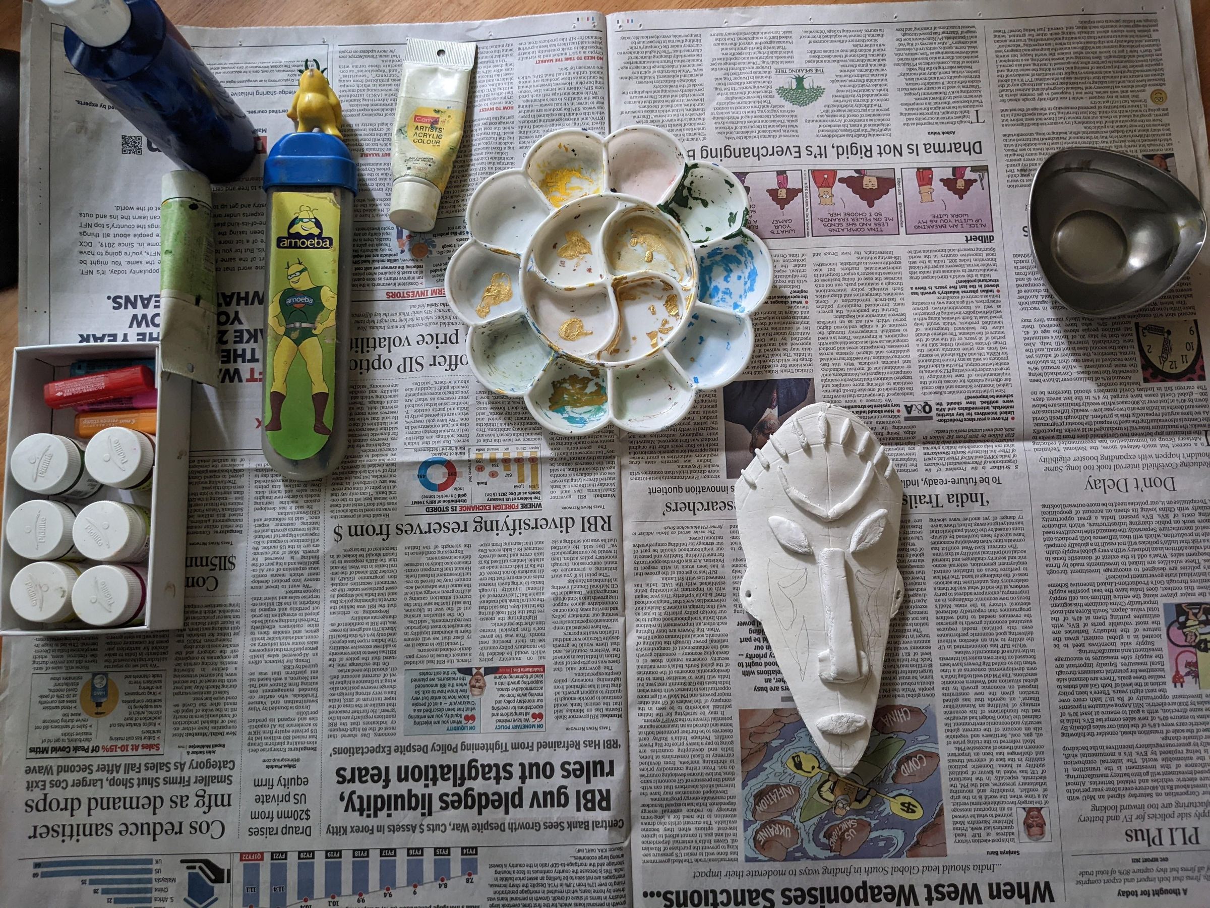 Clay Tribal Mask : 5 Steps - Instructables