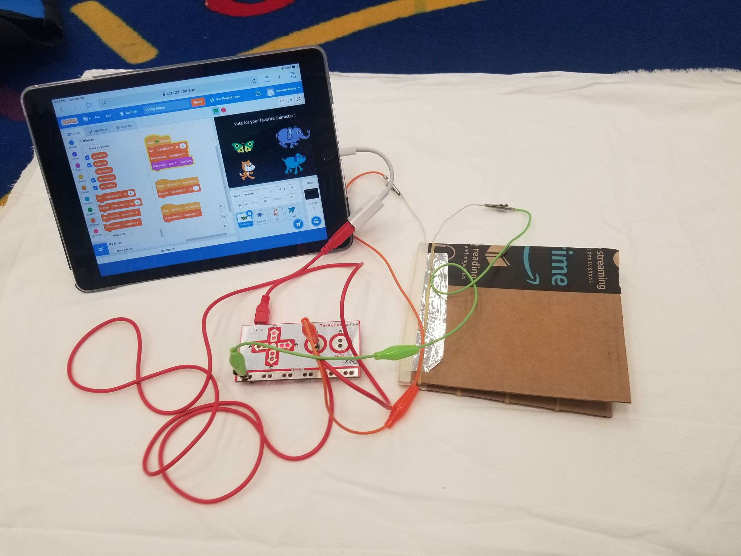 Hands Free Voting Booth With Makey Makey : 3 Steps (with Pictures ...