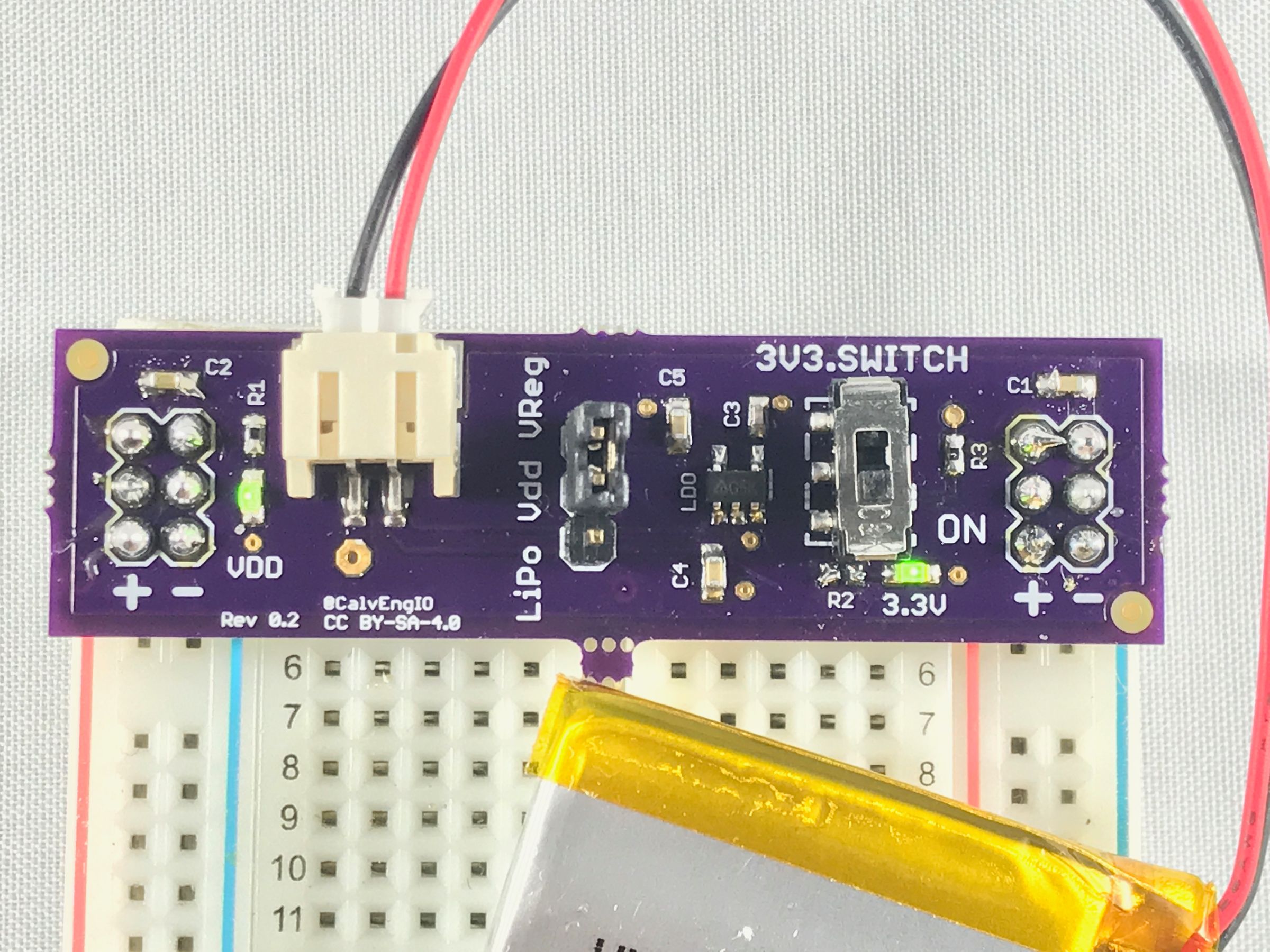 LiPo Battery Breadboard Power Supplies : 7 Steps (with Pictures ...