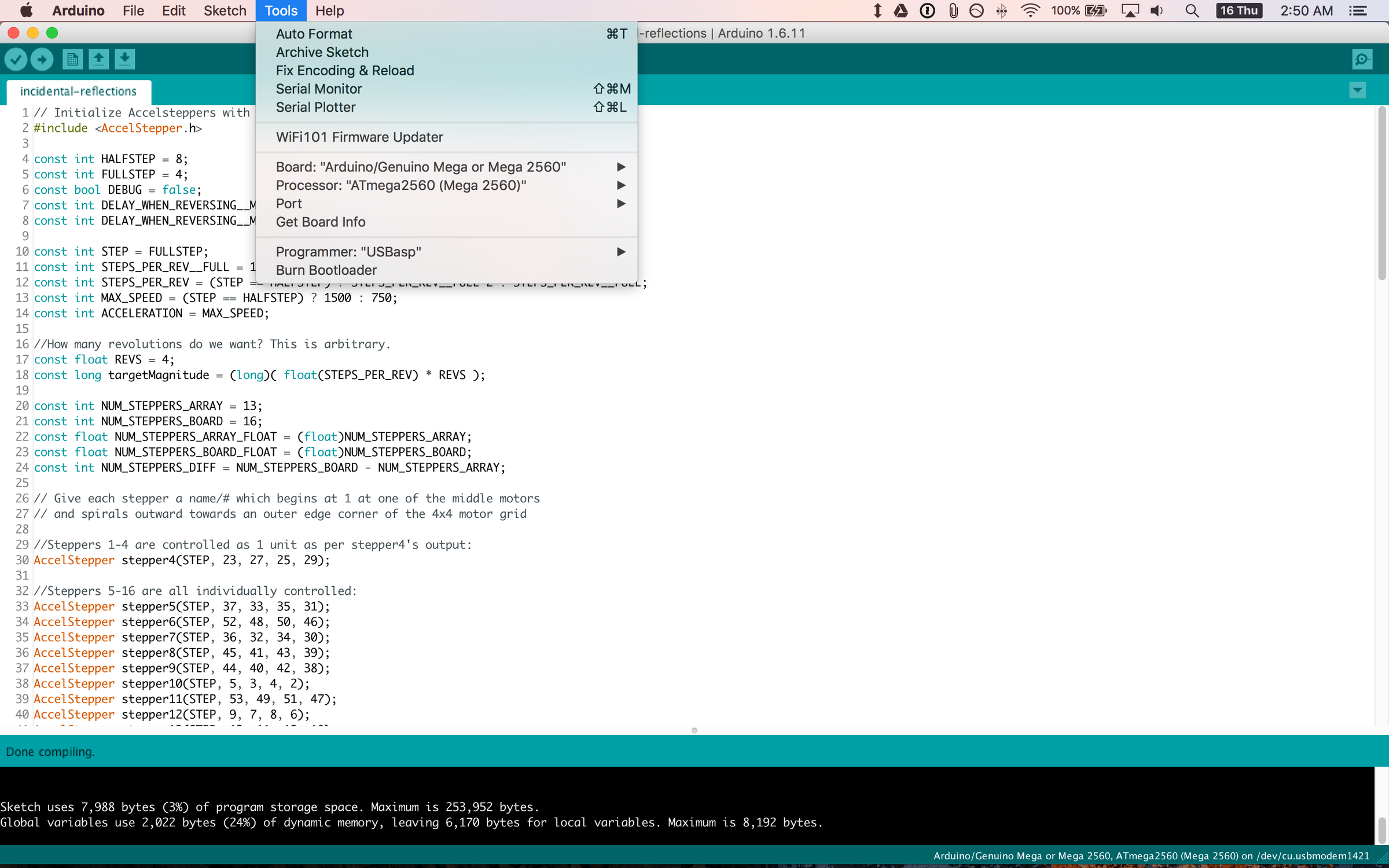 How to Make a Suspended Matrix of Spinning CDs With Arduino : 17 Steps ...