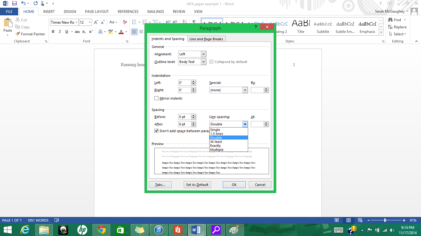 Formatting APA Style in Microsoft Word 2013 : 9 Steps - Instructables