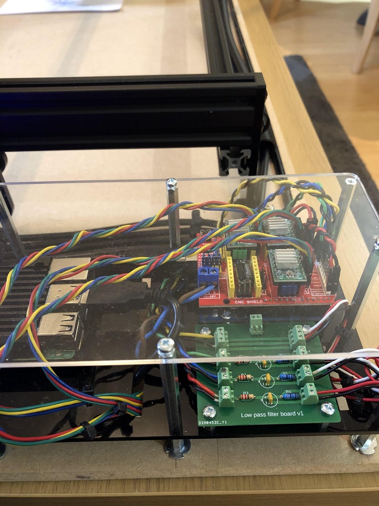 Acro Openbuilds Pen Plotter Arduino With Grbl And Raspberry Pi With Universal G Code Sender