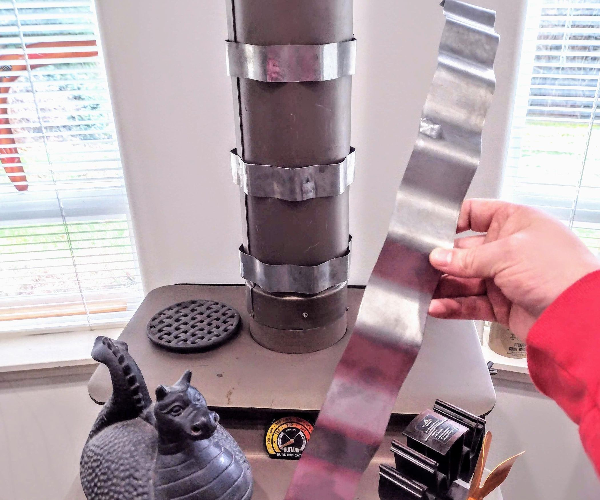 DIY Stovepipe Heat Reclaiming Rings : 7 Steps (with Pictures ...
