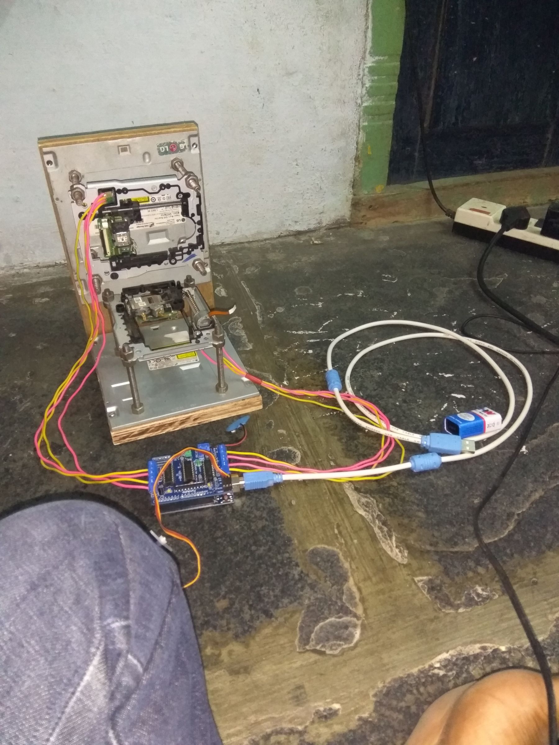 Arduino Mini CNC Plotter Machine From Dvd Drives : 10 Steps (with ...