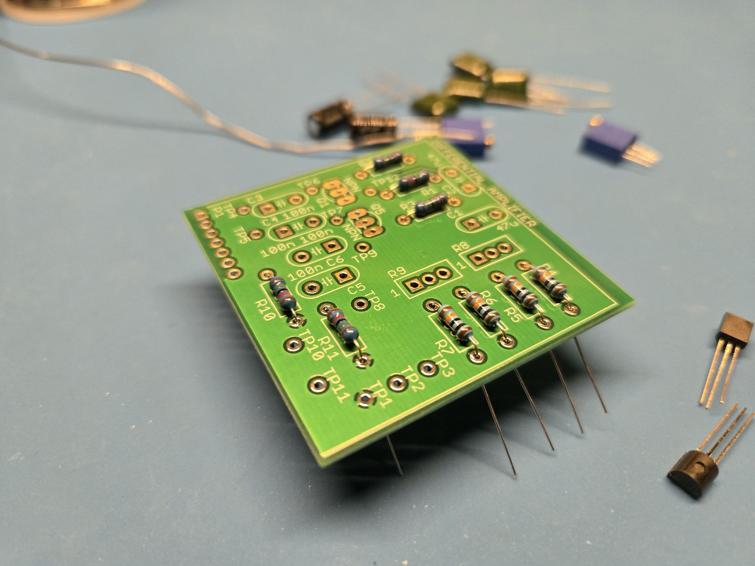 Differential Amplifier, MiniPCB, 04B-360, Rev A1-02 : 3 Steps ...