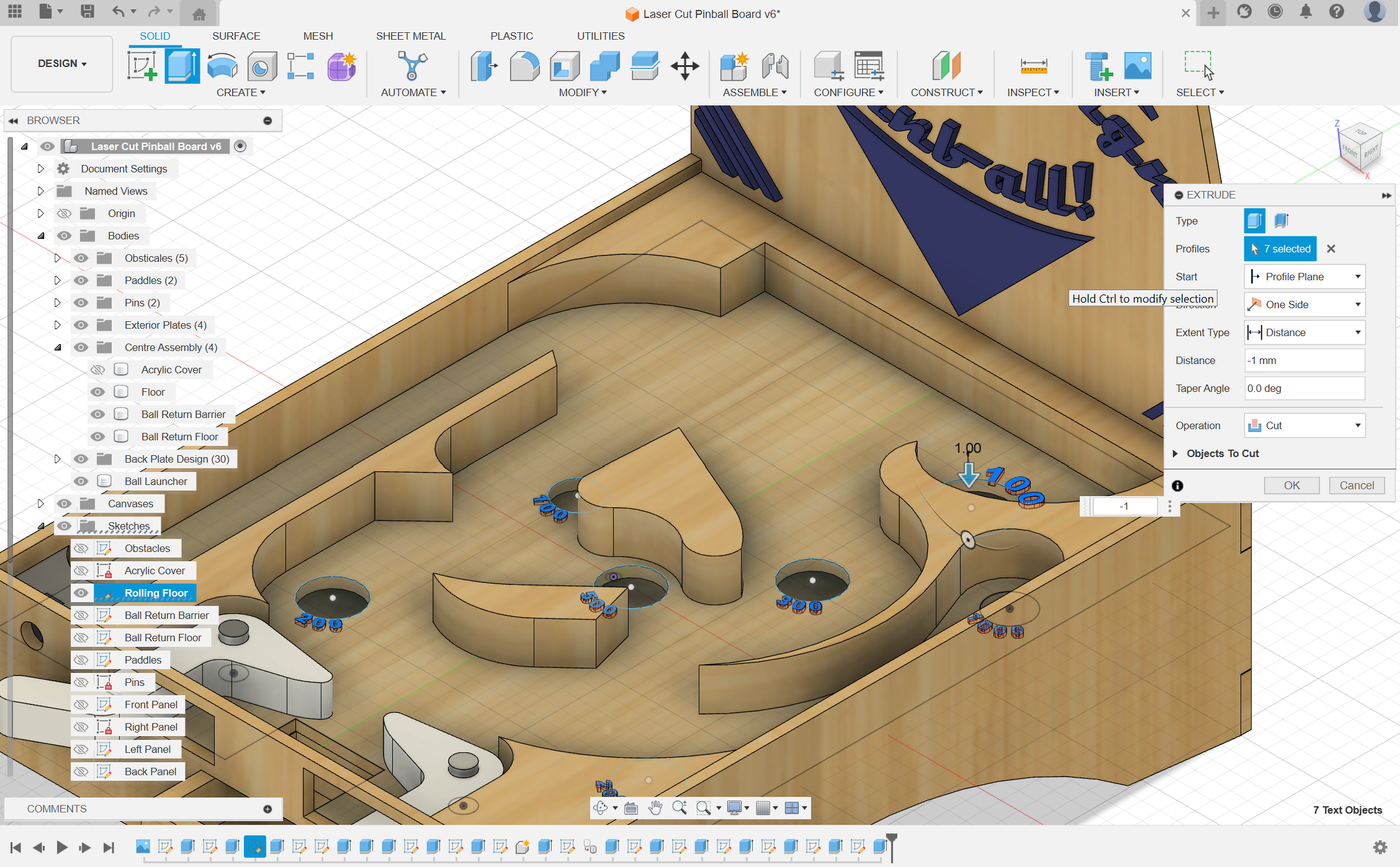 Pinball Arcade Machine - Lasercut & 3D Printed : 22 Steps (with Pictures) - Instructables