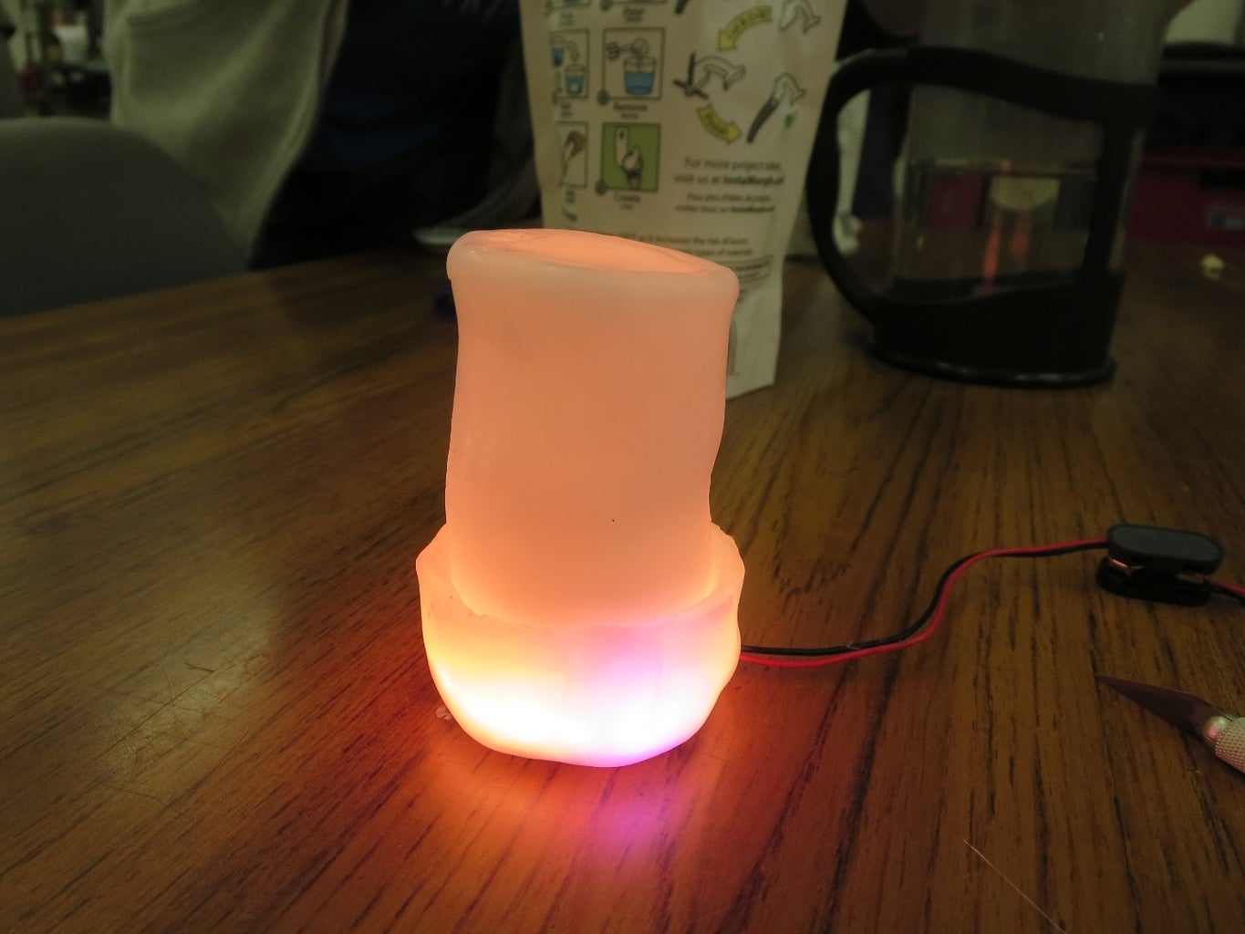 Arduino Controlled Electric Candle 6 Steps Instructables