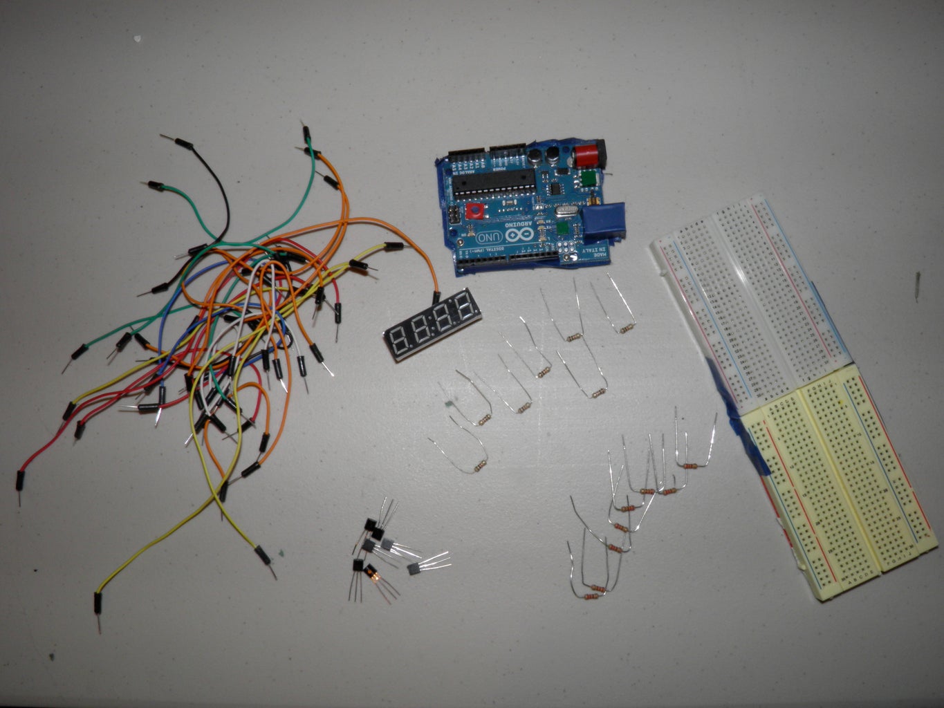Timeduino 7 Segment Arduino Clock No Shift Registers Needed 14