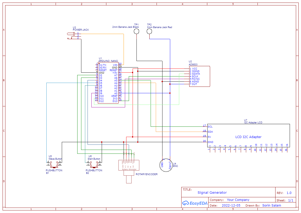 Signal Generator Using AD9833 and Arduino Nano : 6 Steps - Instructables