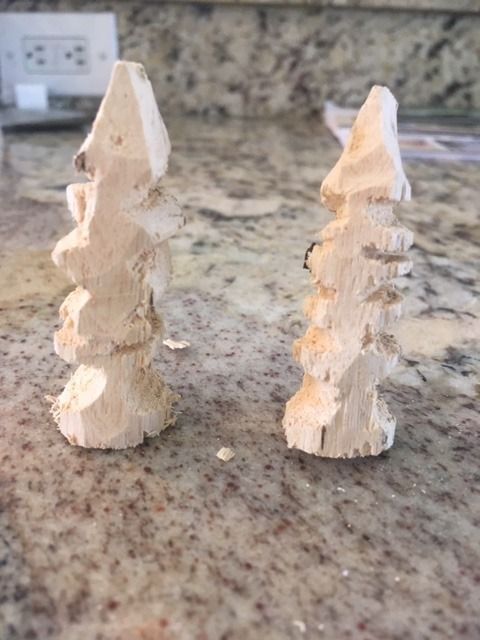 Whittled Christmas Trees : 5 Steps - Instructables