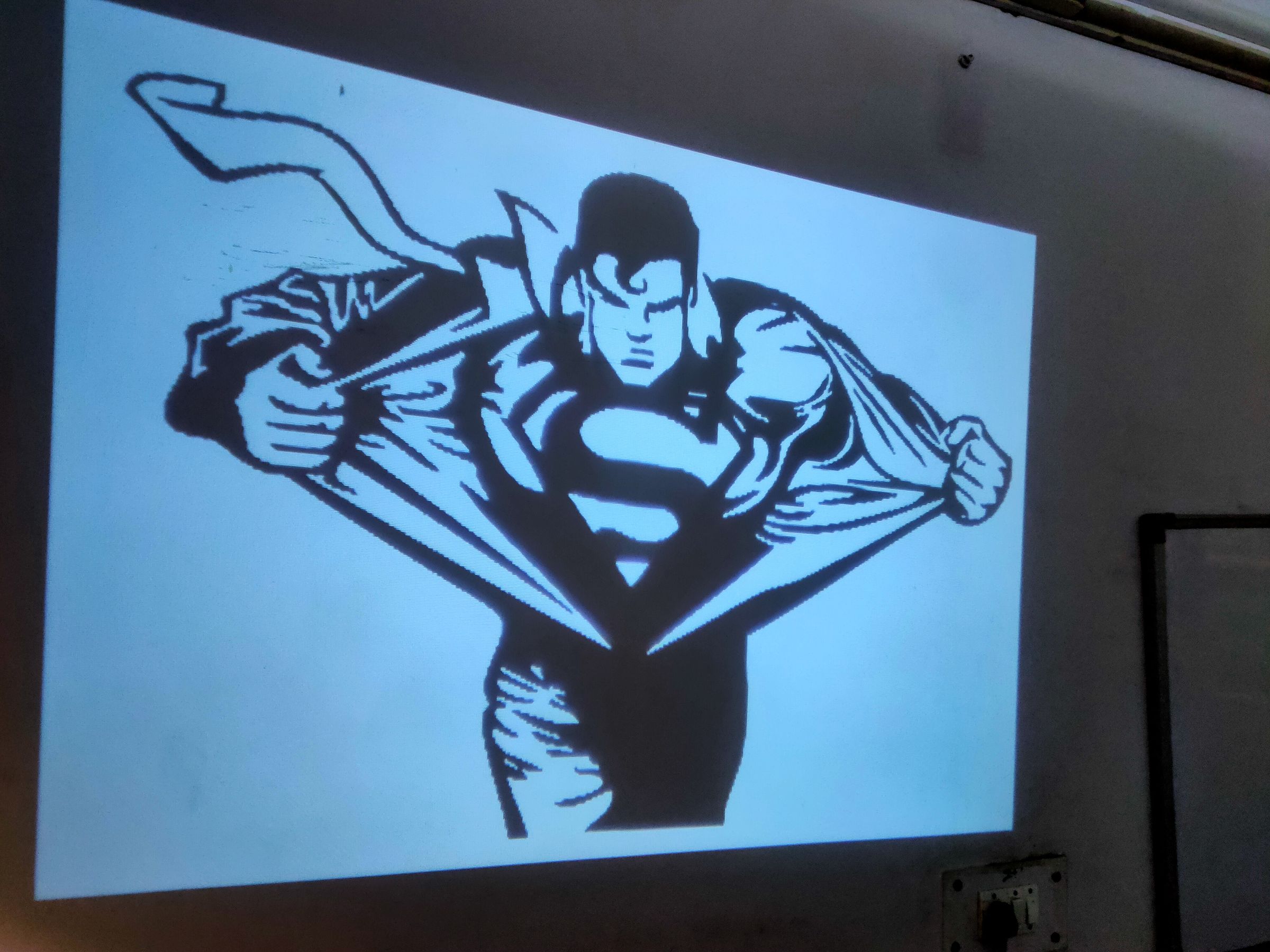Making a Superman Wall Mural : 5 Steps (with Pictures) - Instructables