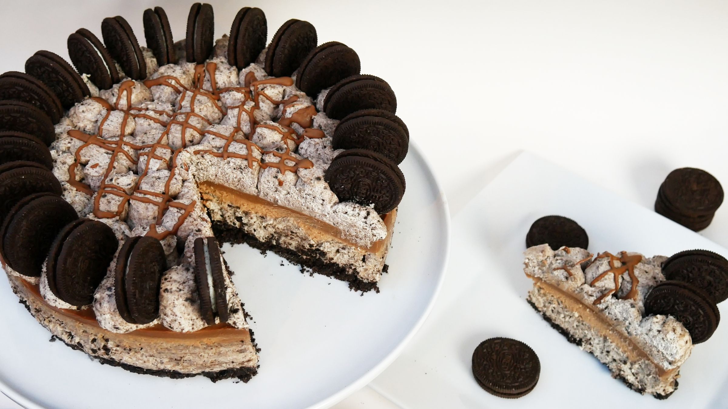 NO BAKE OREO COOKIES & CREAM CHEESECAKE : 5 Steps (with Pictures ...