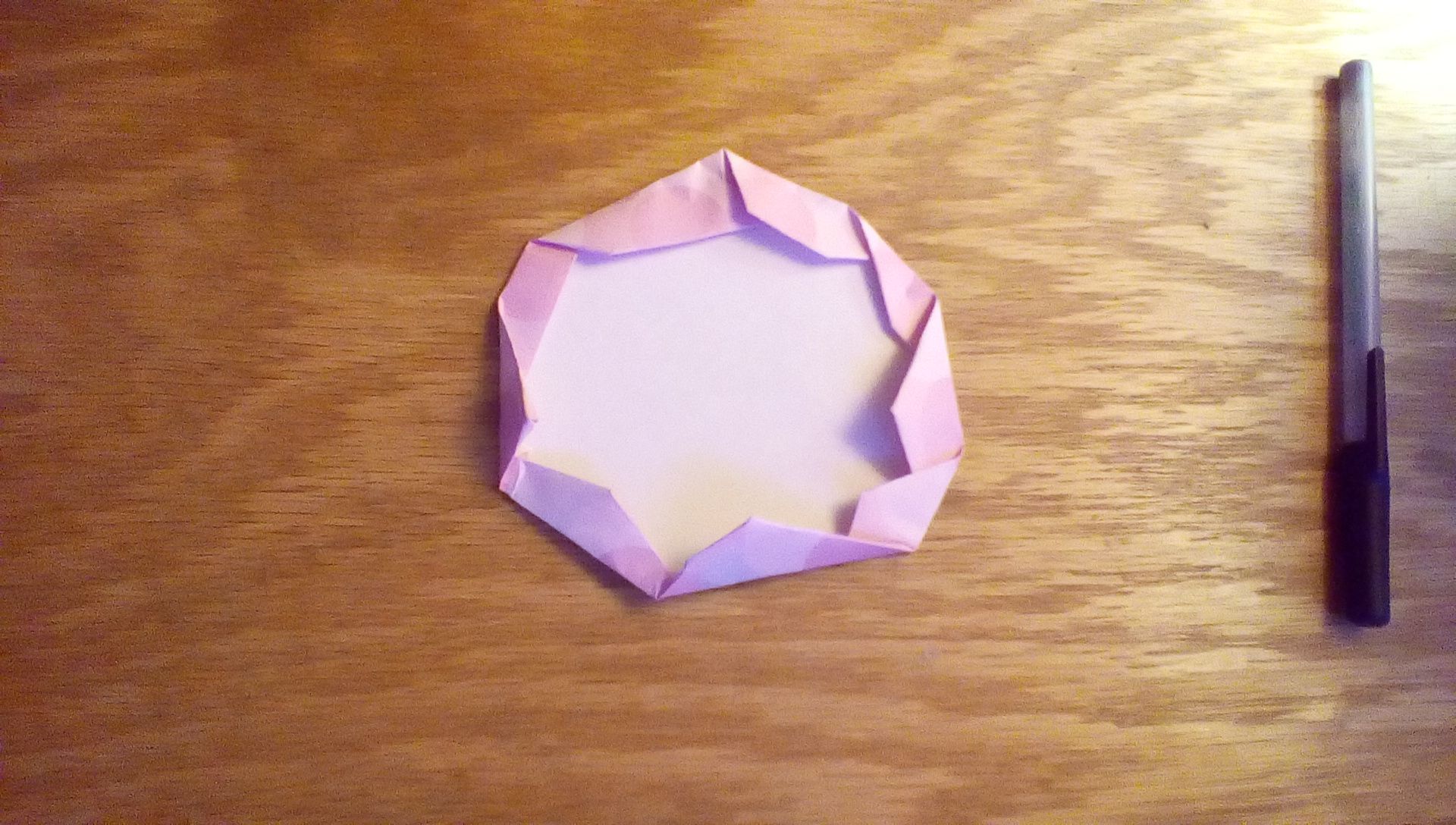 Origami Clock Attempt : 3 Steps - Instructables