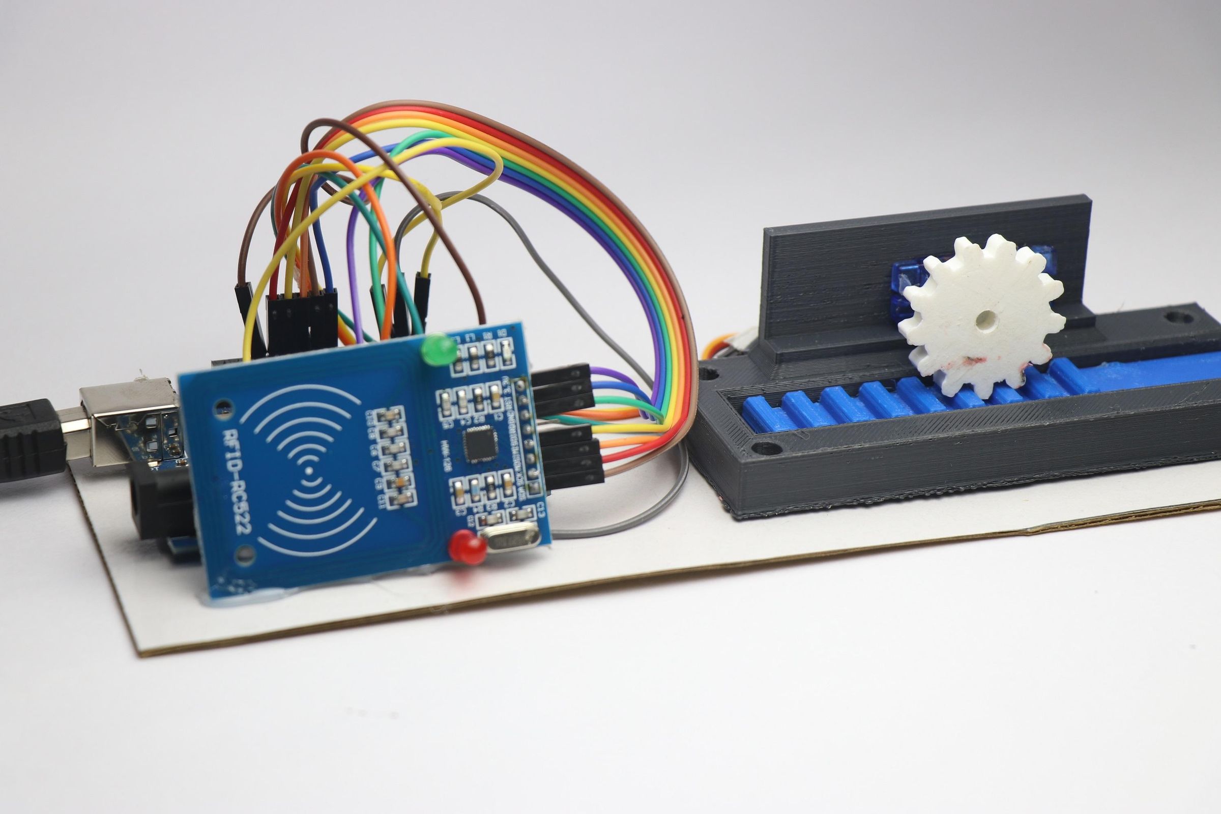 How to Make RFID Based Door Lock System Using Arduino in Easy Way : 7 ...