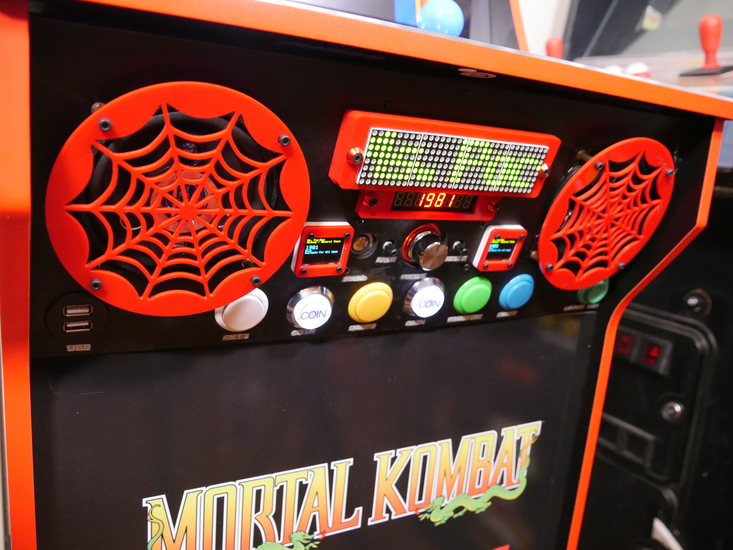 Arcade1Up Mod With LED Marquee and Sub-Displays : 9 Steps (with ...