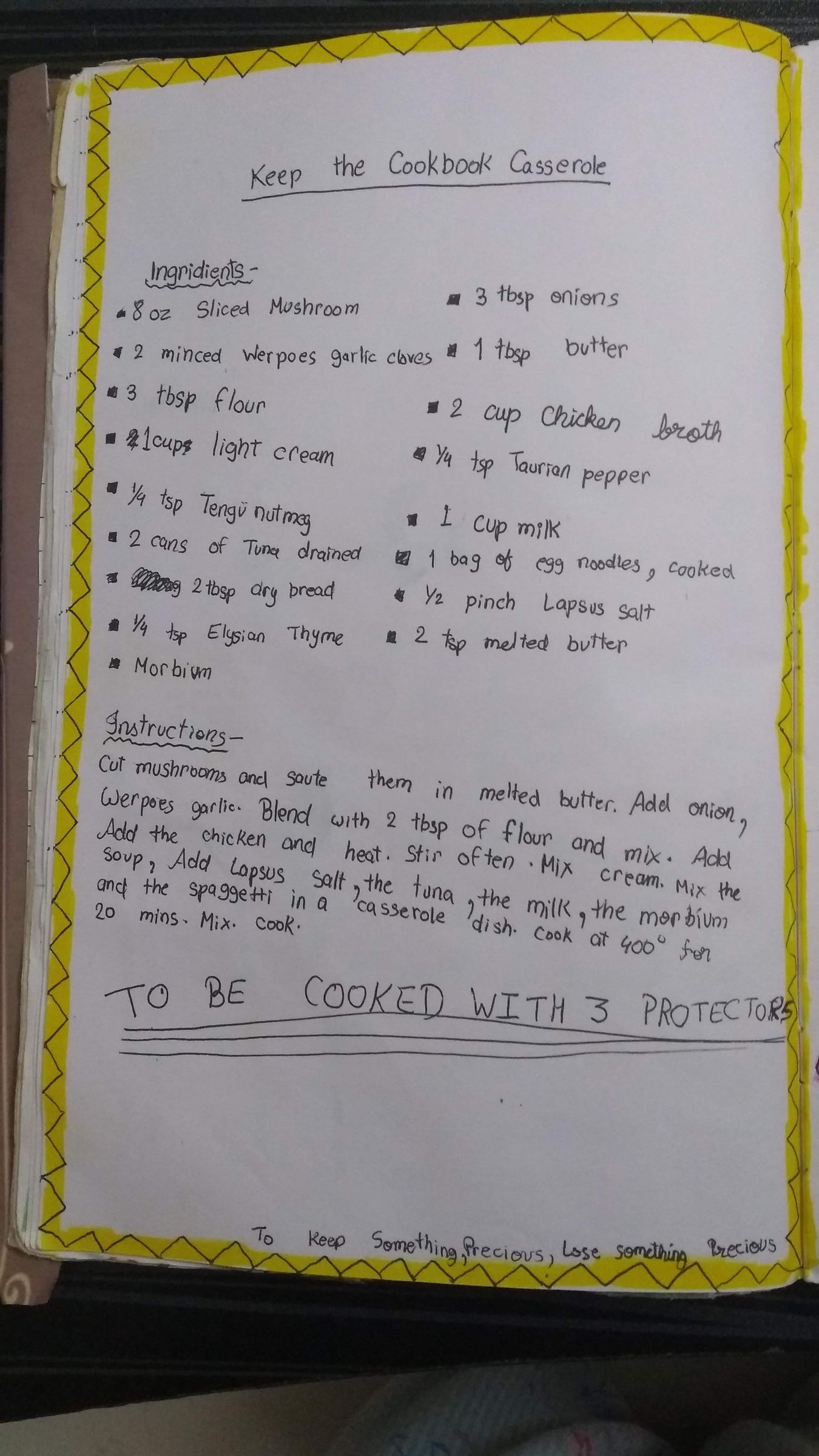 Fanmade Magical Cookbook - Inspired by JUST ADD MAGIC (JAM) : 8 Steps ...