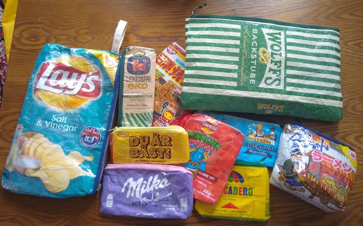 Recycled Packaging Pouches : 5 Steps (with Pictures) - Instructables