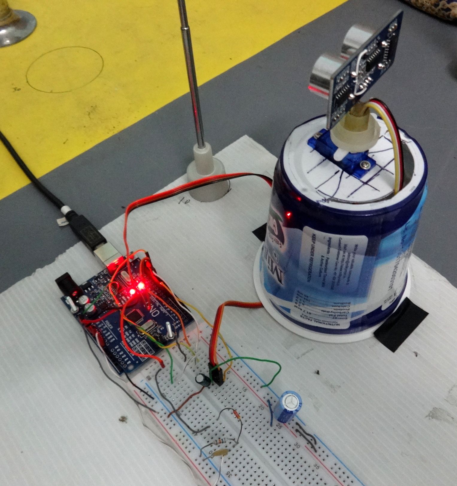 Arduino Analog Ultrasonic Radar : 3 Steps - Instructables