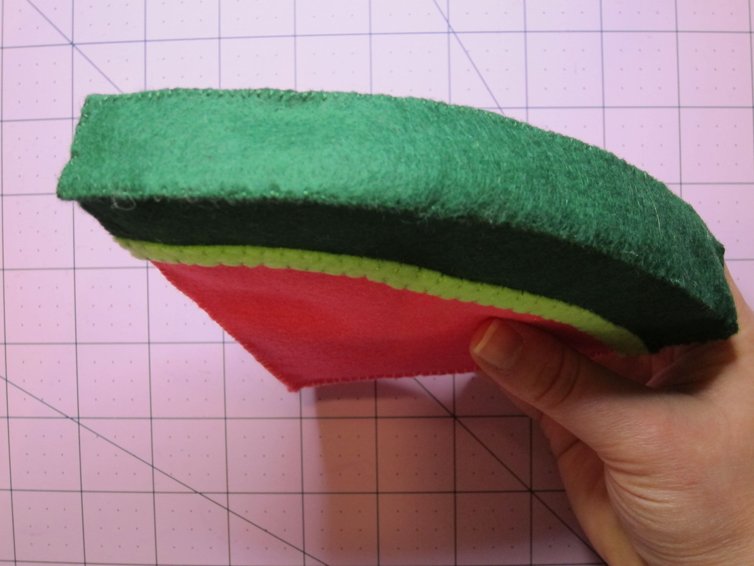 Felt Watermelon Slice : 20 Steps (with Pictures) - Instructables
