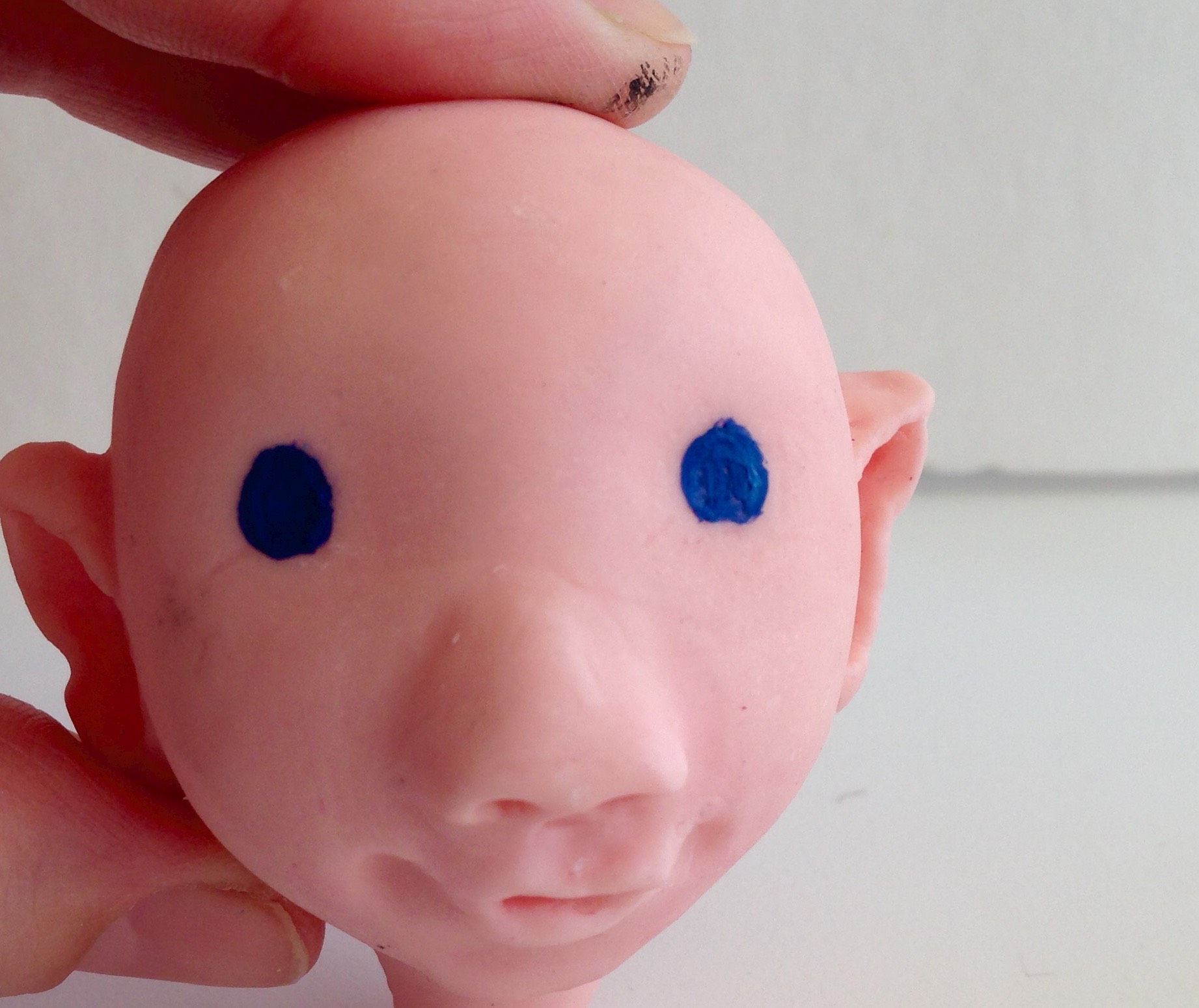 Making a Doll's Head With Cold Porcelain : 14 Steps (with Pictures ...