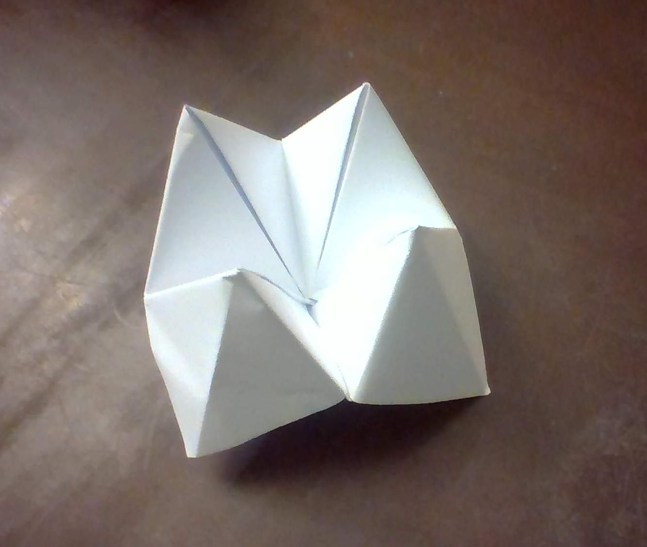 How to Make a Simple Cootie Catcher/Fortune Teller : 4 Steps ...