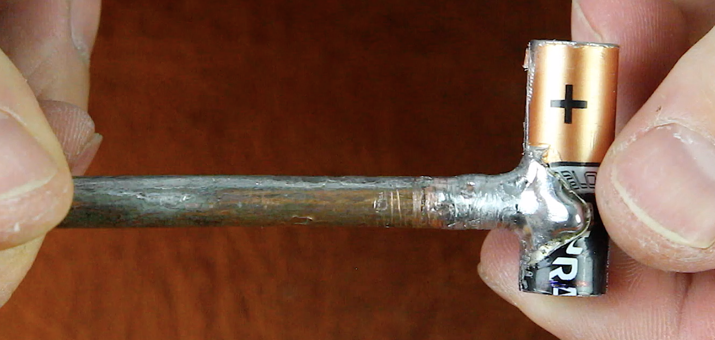 AAA Battery Burner Flame 3560 Fahrenheit : 10 Steps - Instructables