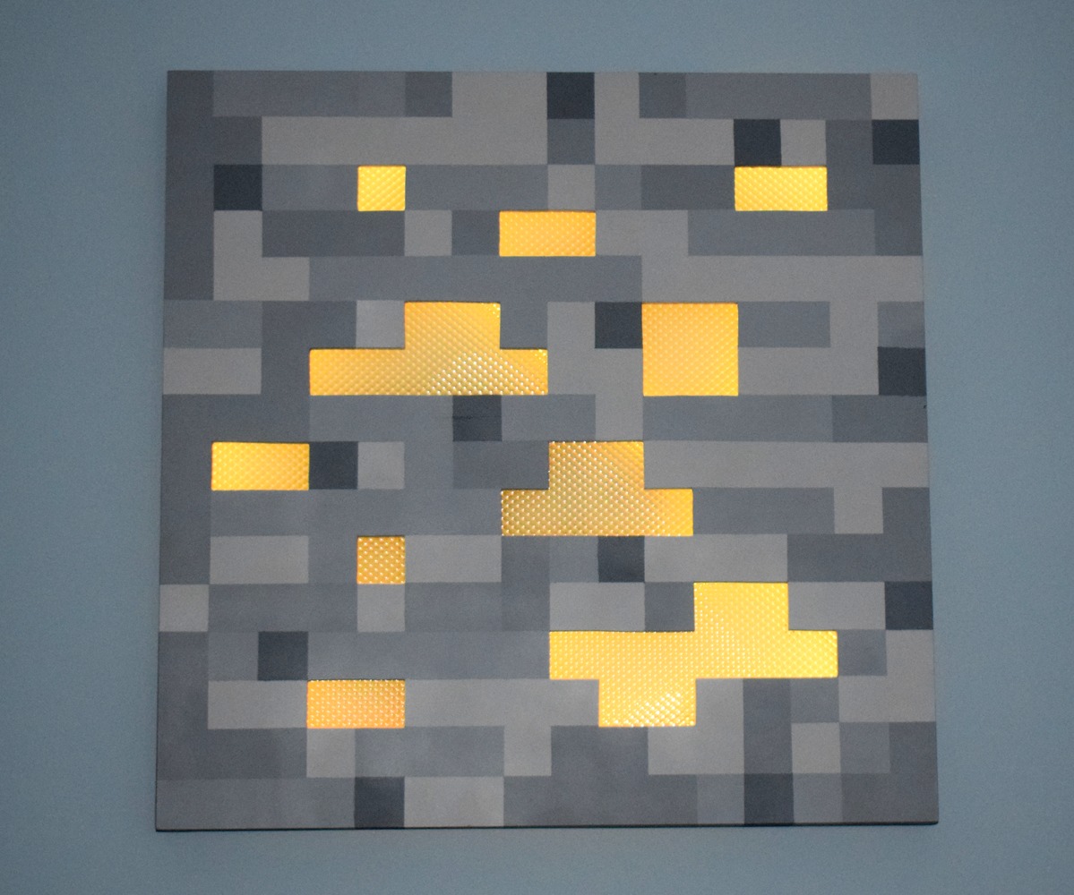 2'x2' Glowing Minecraft Ore Night Light : 6 Steps (with Pictures ...