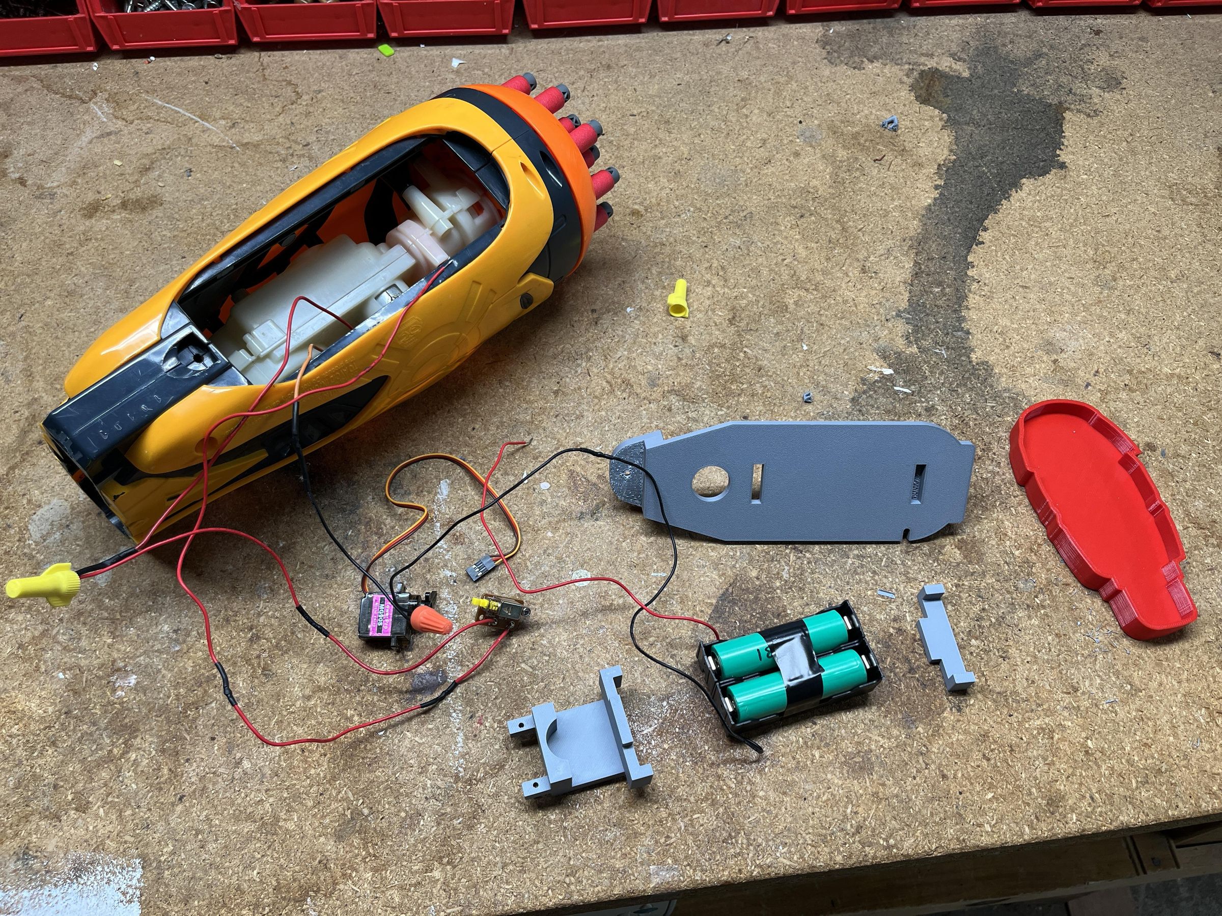 The SwarmTurret: Wifi Controlled Foam Dart Turret : 18 Steps (with ...