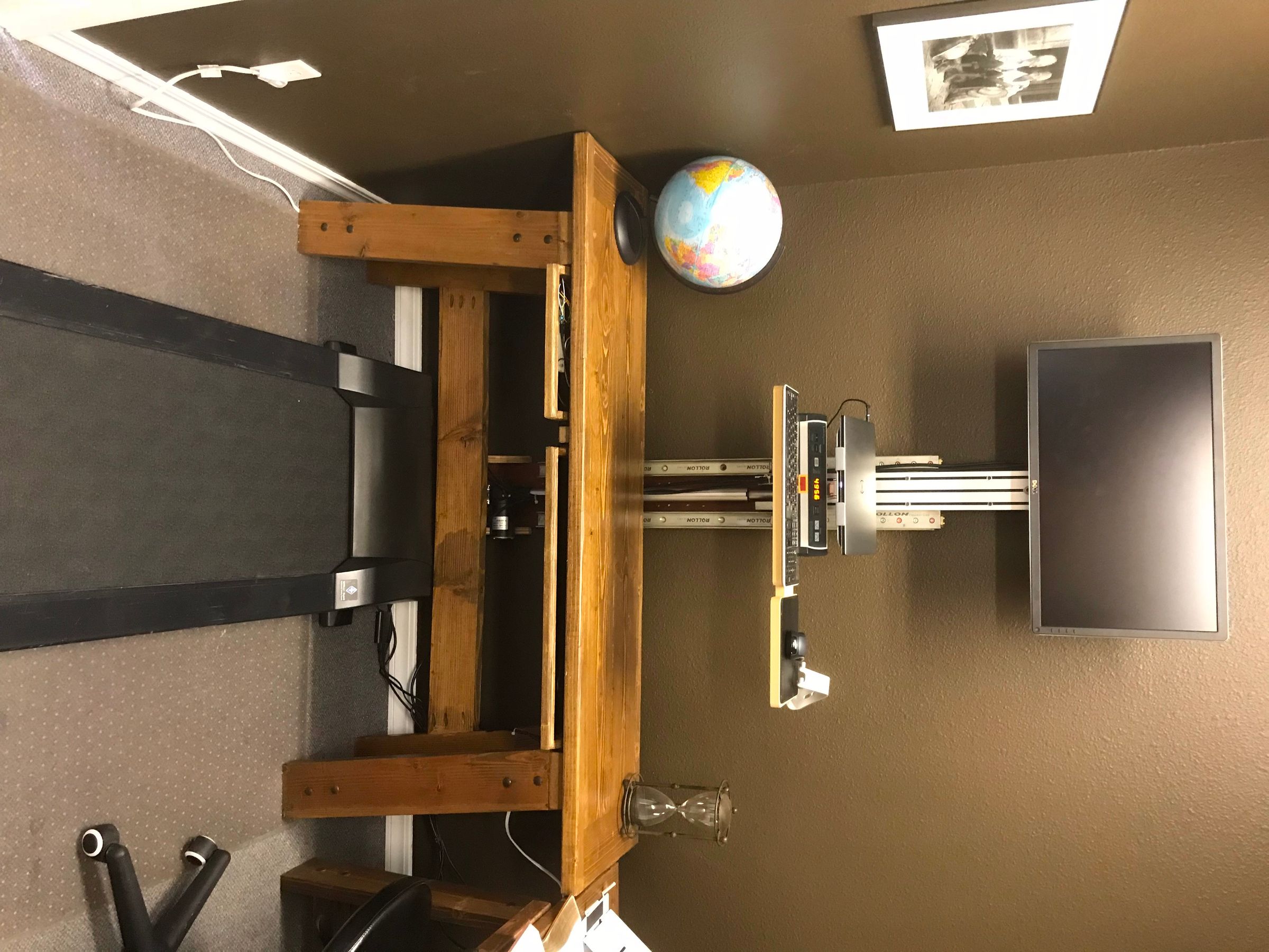 Motorized Sit or Stand, Landscape or Portrait Monitor (Arduino ...