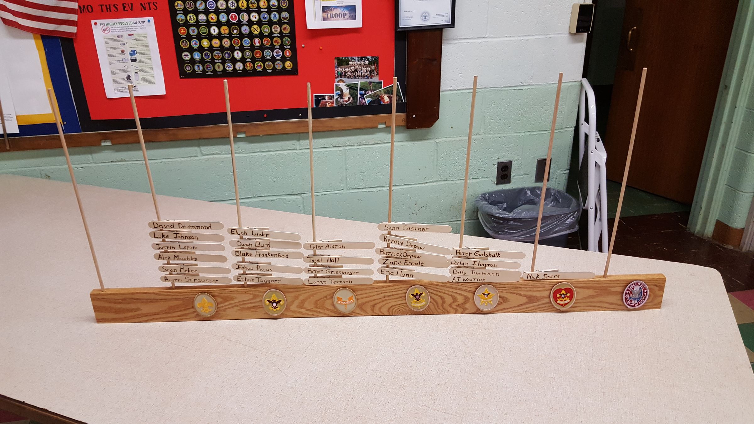 Scout Rank Board : 4 Steps (with Pictures) - Instructables