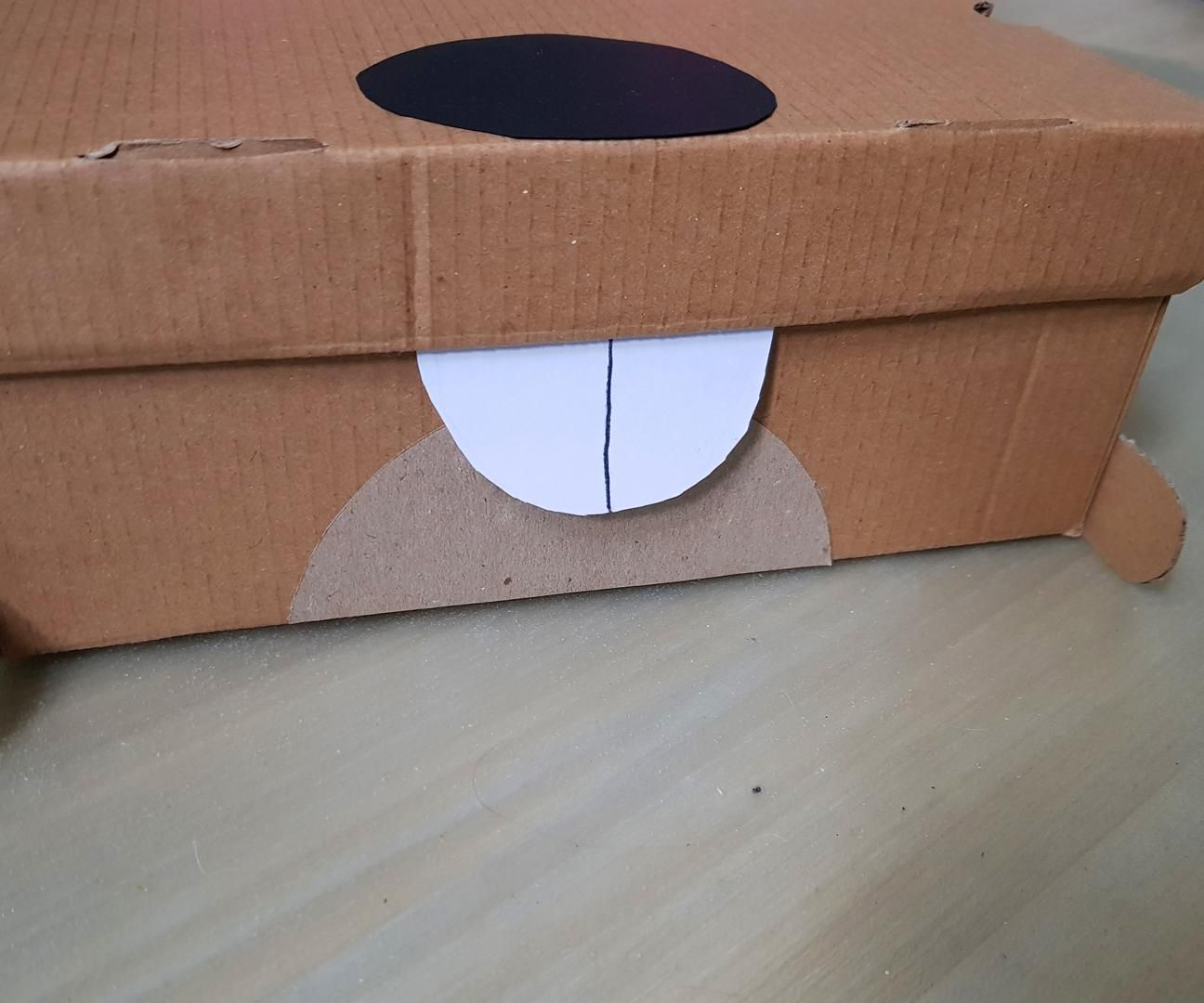 Shoebox Lid Hole