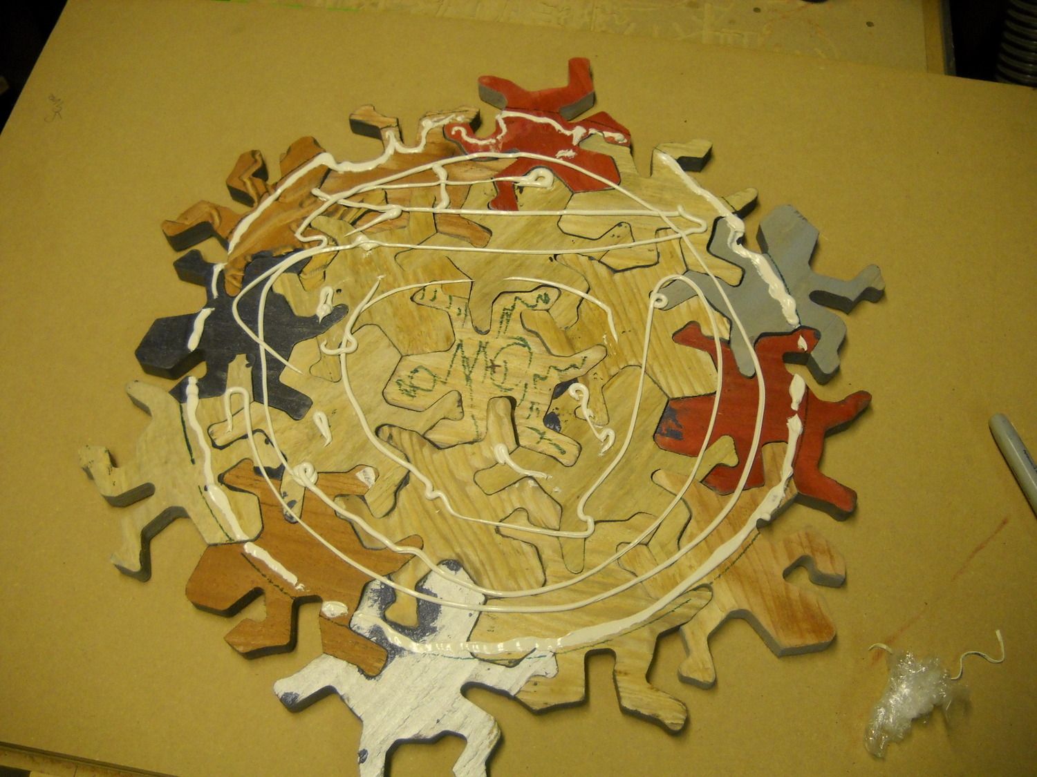 Make an MC Escher Reptiles Table : 11 Steps (with Pictures) - Instructables