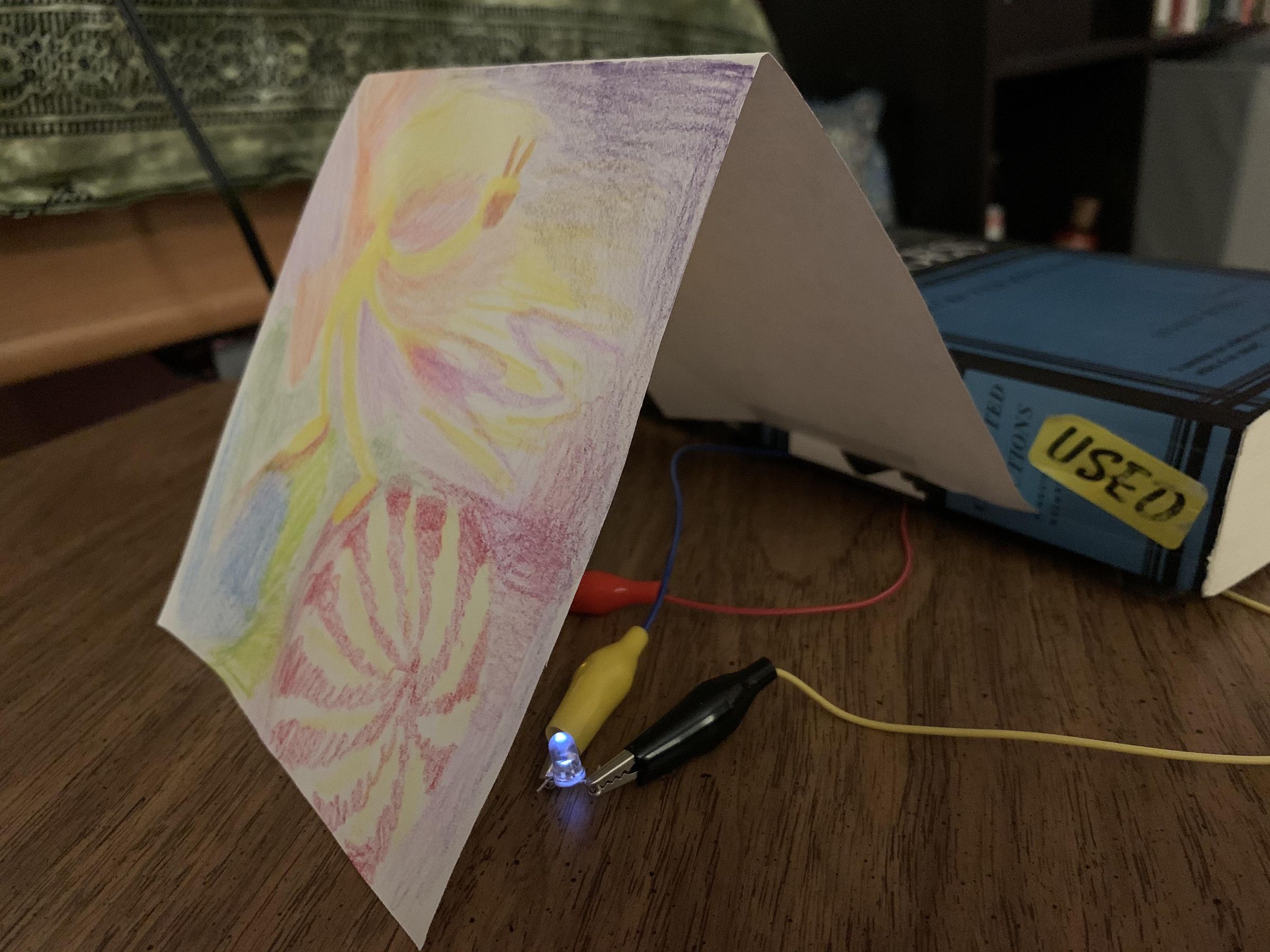 Weight Circuit to Illuminate Drawing : 4 Steps - Instructables