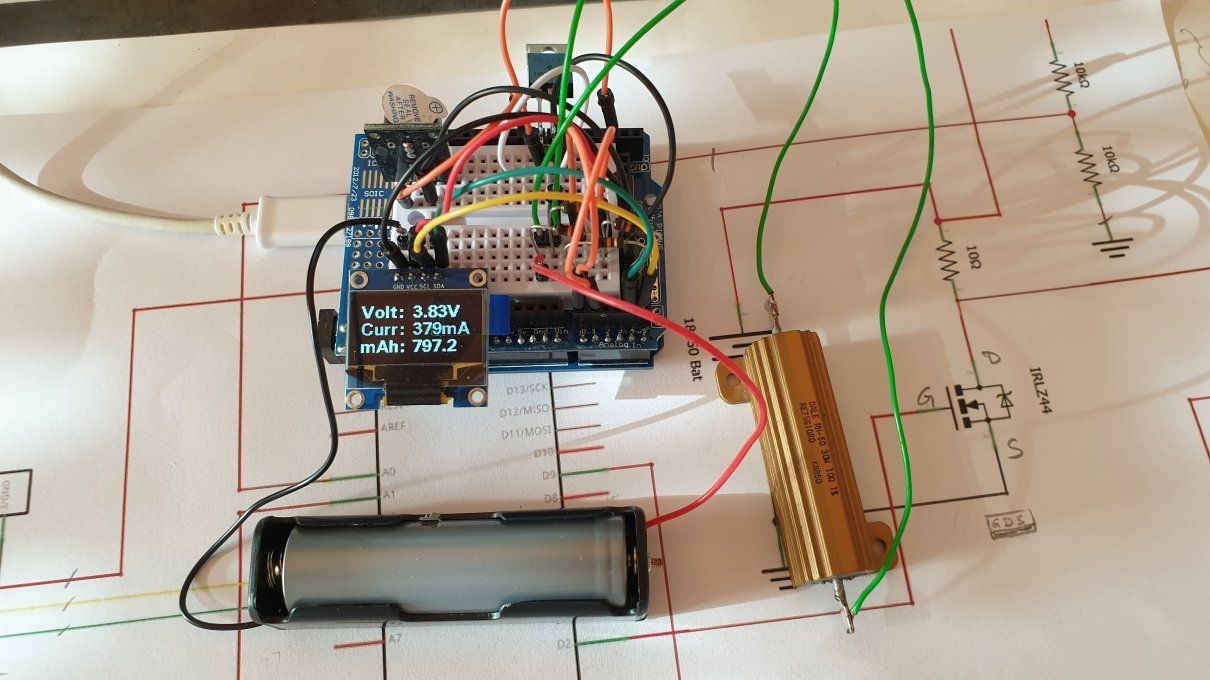 DIY Arduino Battery Capacity Tester - V1.0 : 12 Steps (with Pictures ...