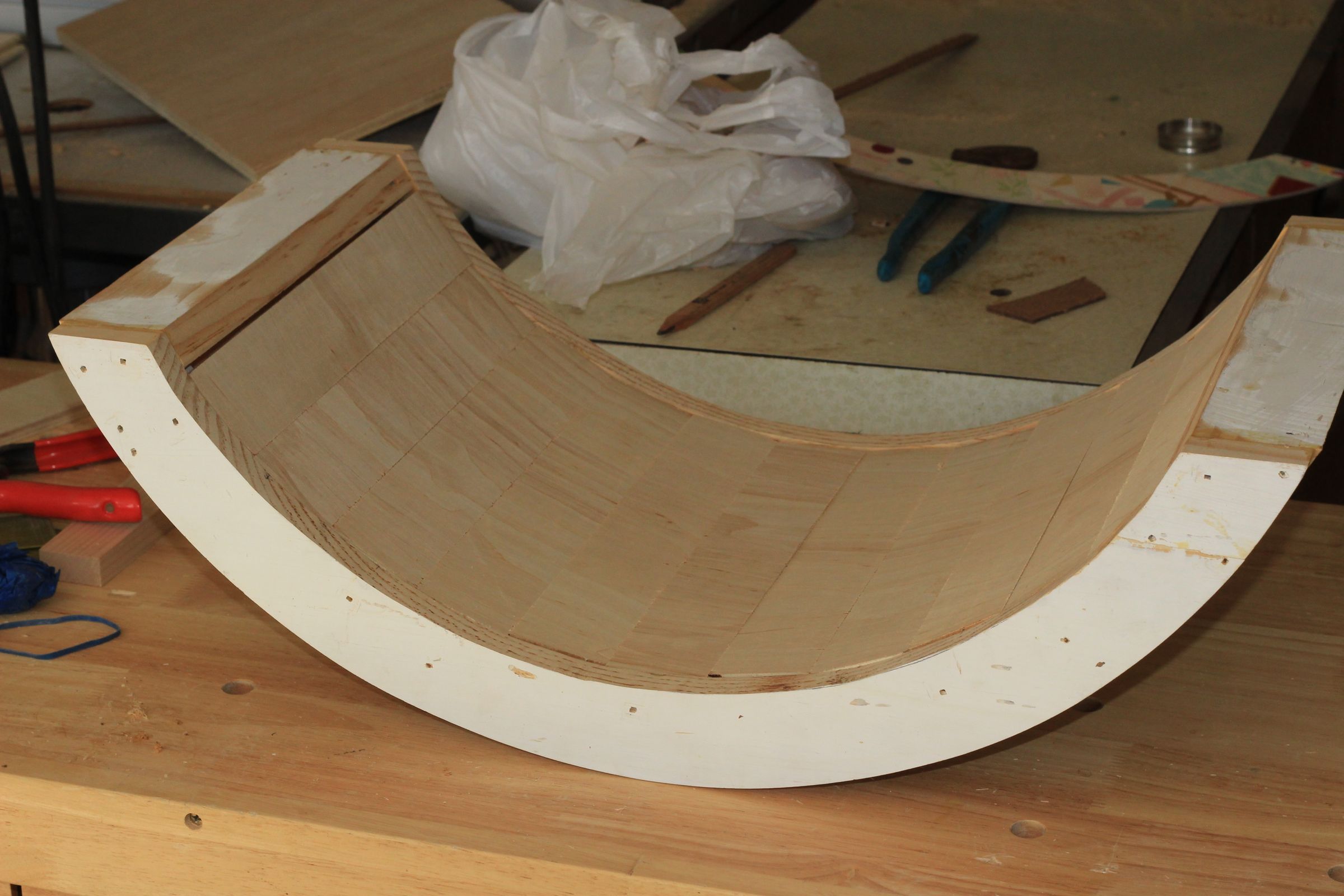 Curved Bench and Infant Sized Boat Photographers Props (with Pictures ...