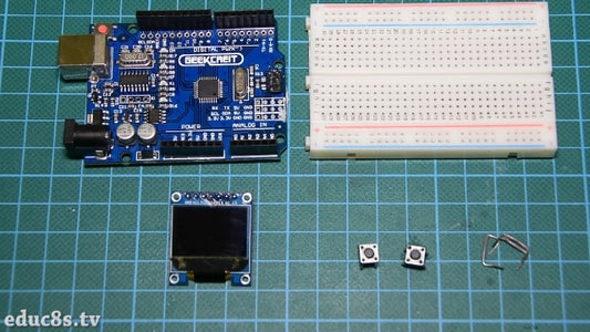 Arduino Pong Game Oled Display 5 Steps With Pictures Instructables