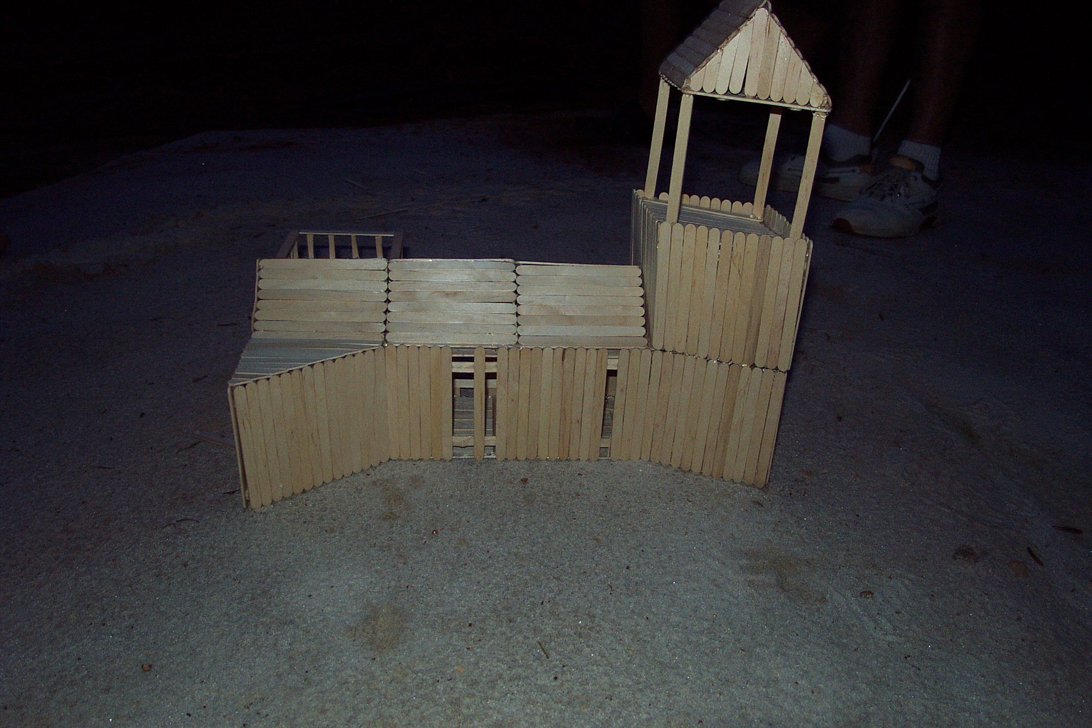 Popsicle Stick Castle Easy
