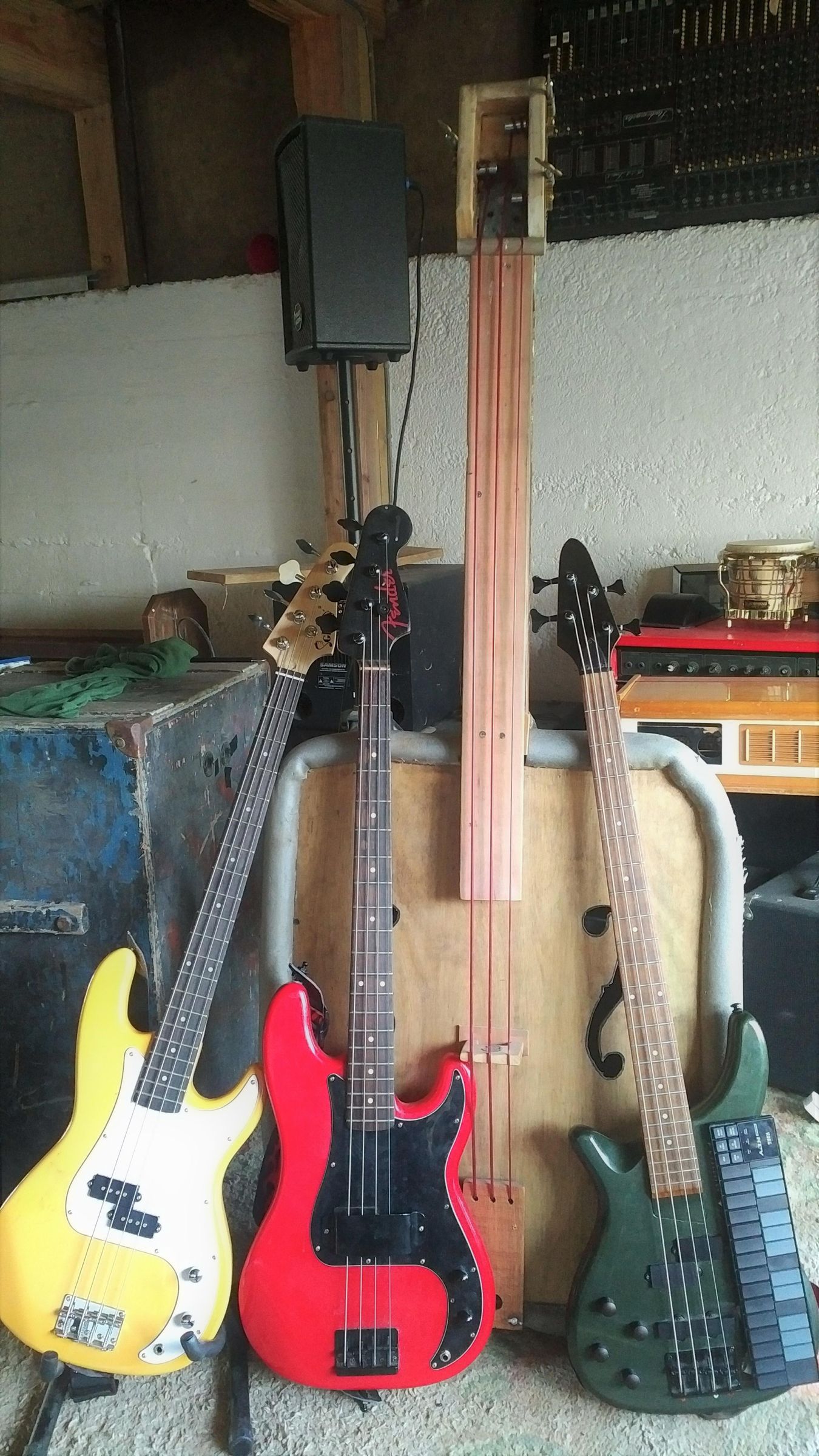 3-string Wheelbarrow Upright Bass : 12 Steps (with Pictures ...