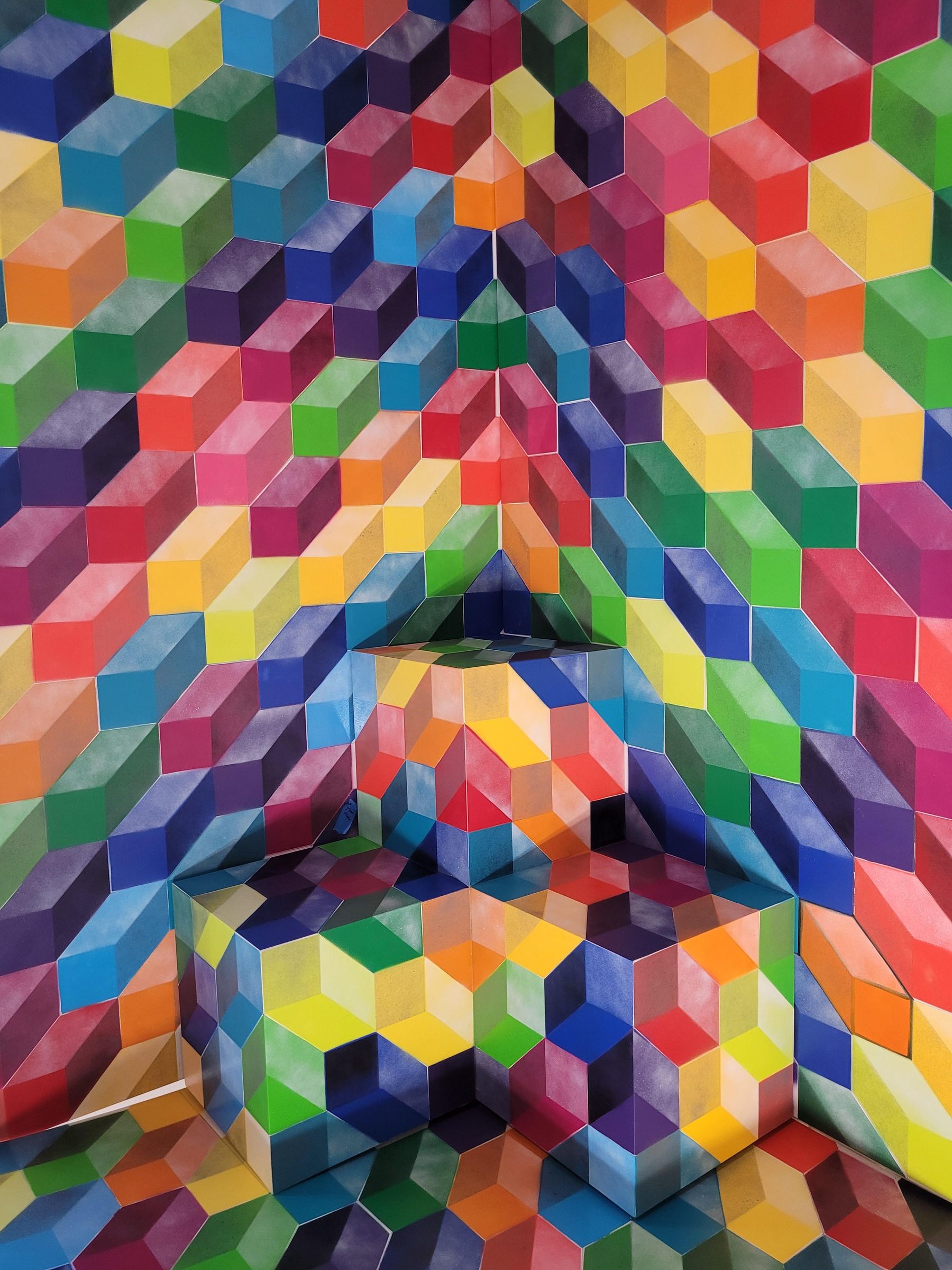 Rainbow Cubes Photo Backdrop : 6 Steps (with Pictures) - Instructables