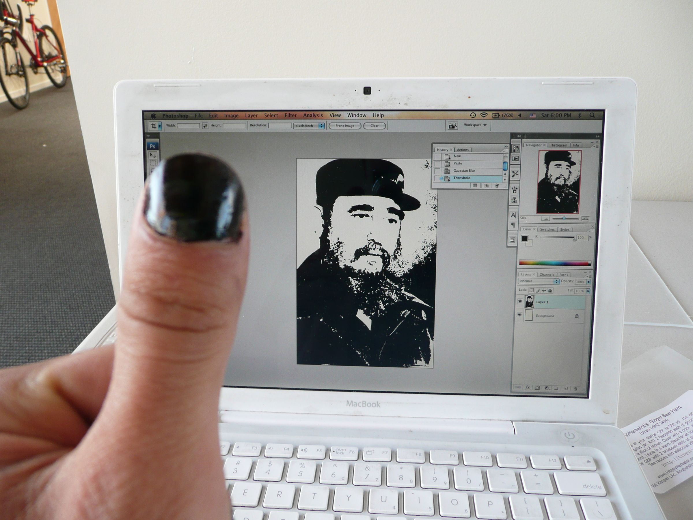 [Thumb]nail Portraits - (laser Etch Your Fingernails) : 8 Steps (with ...