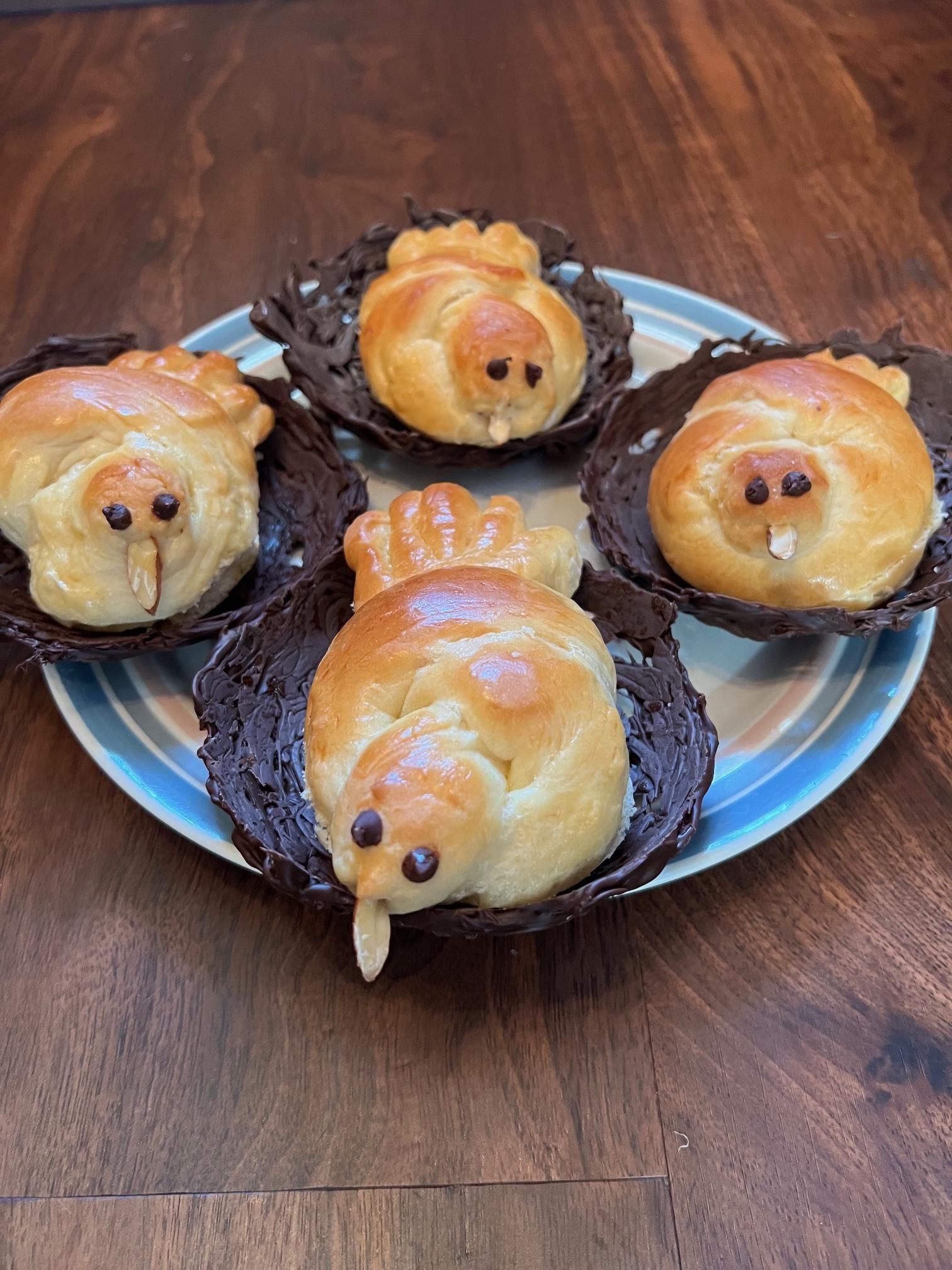 Cream Filled Robins On Chocolate Nests : 28 Steps (with Pictures ...