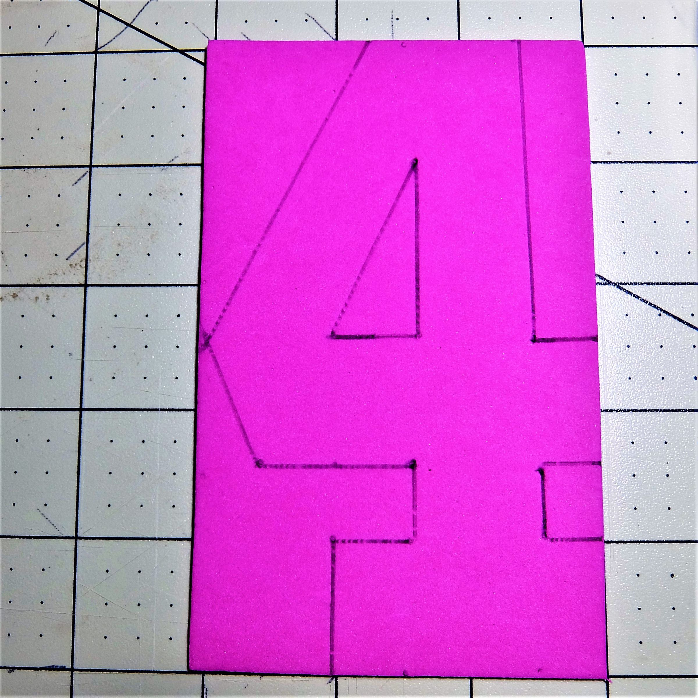 Draw and Cut Out Jersey Numbers 0 to 9 : 14 Steps (with Pictures ...