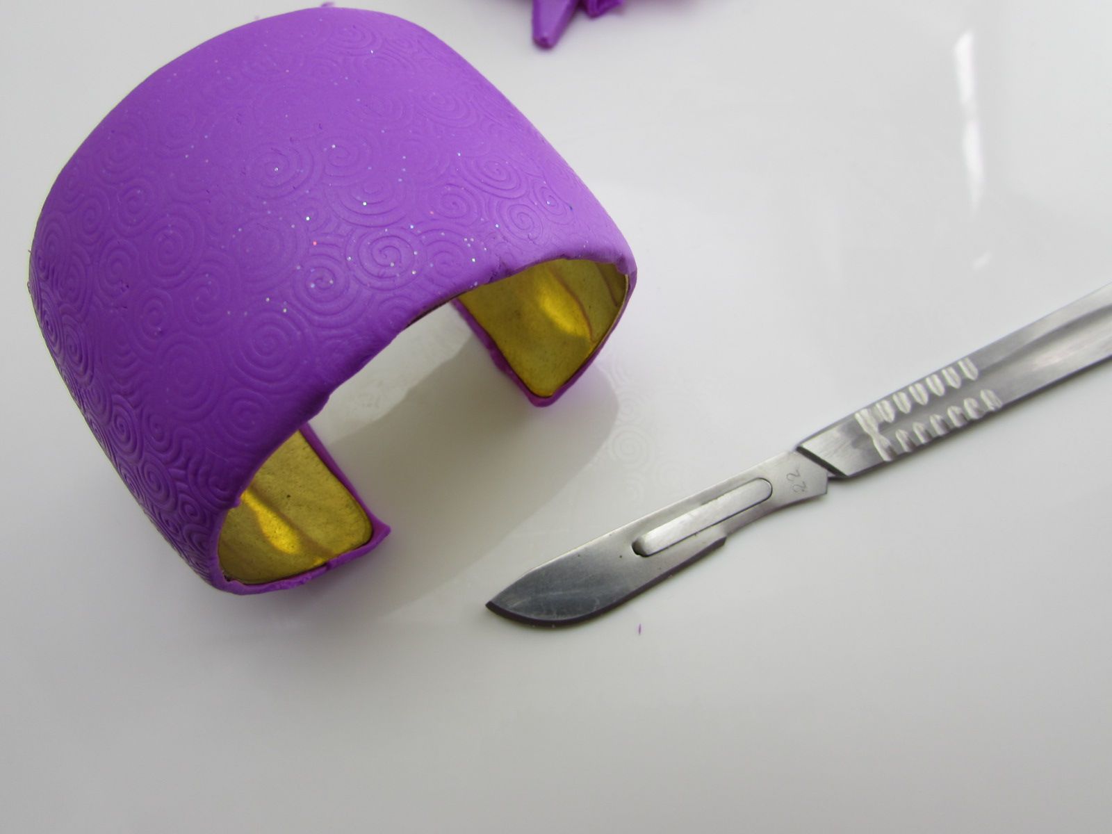 URSULA Little Mermaid Polymer Clay Cuff : 5 Steps (with Pictures ...