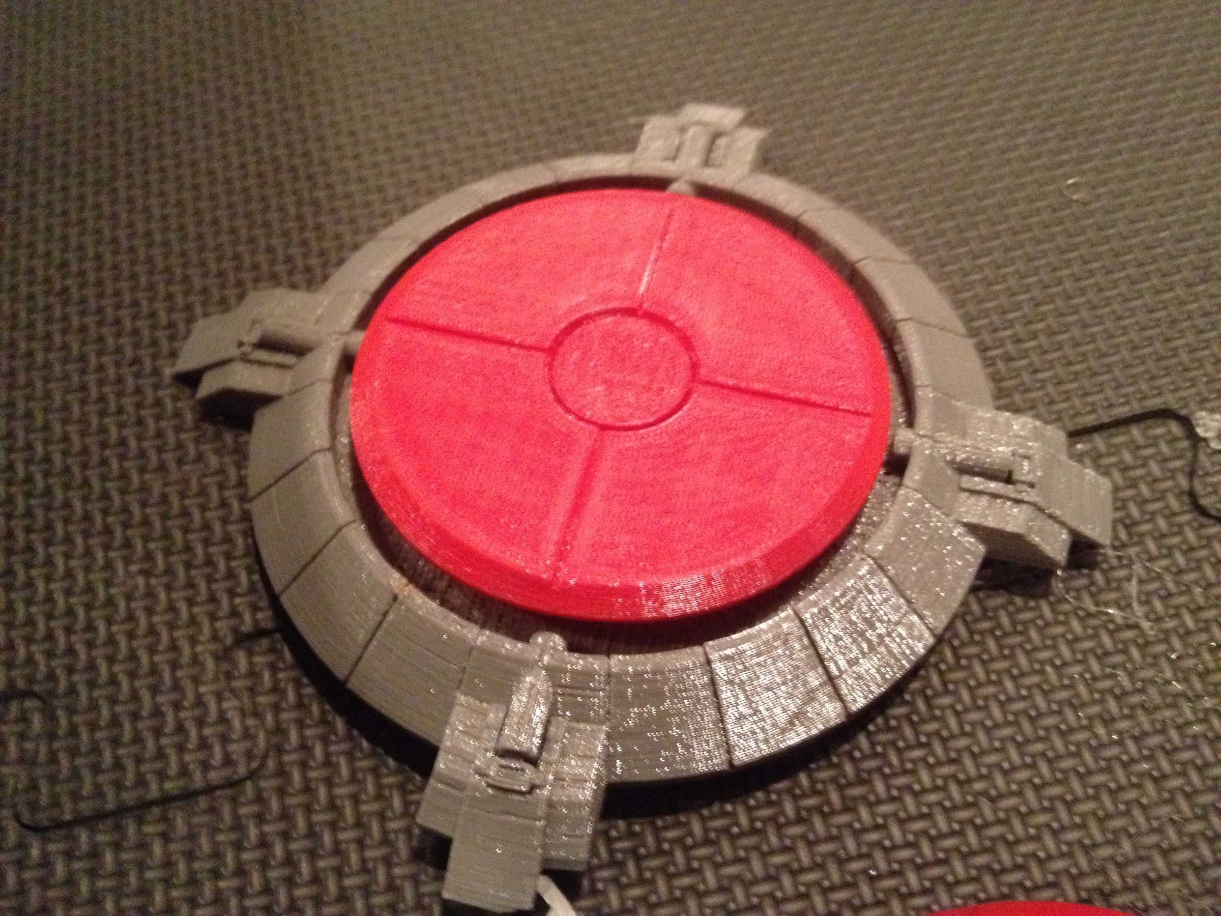 3D Printed (Functional) Portal 1500 Megawatt Super Button : 10 Steps ...