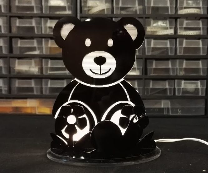 Teddy Bear LED Lamp : 4 Steps - Instructables