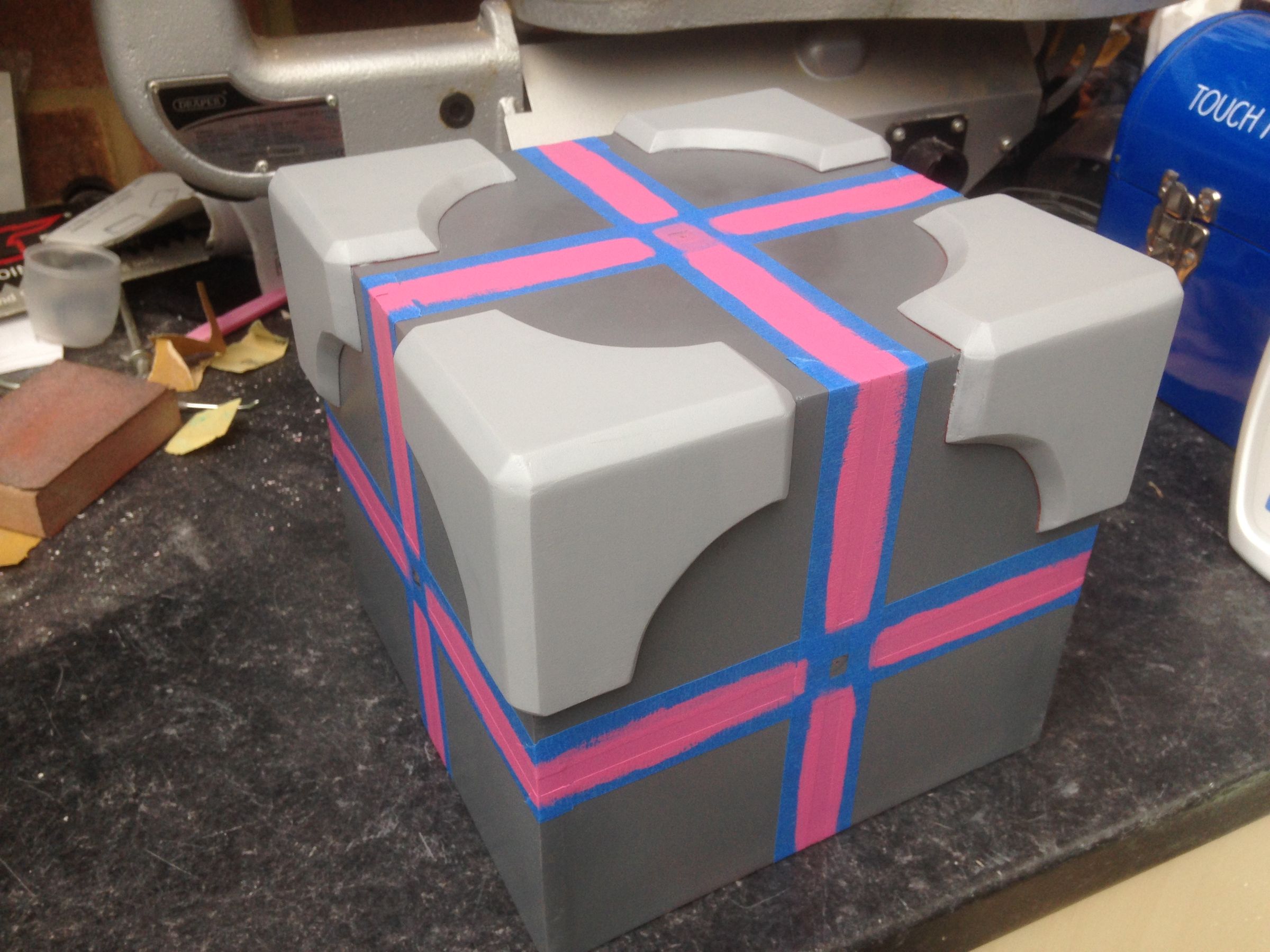 Portal: Companion Cube Storage Box : 9 Steps (with Pictures ...